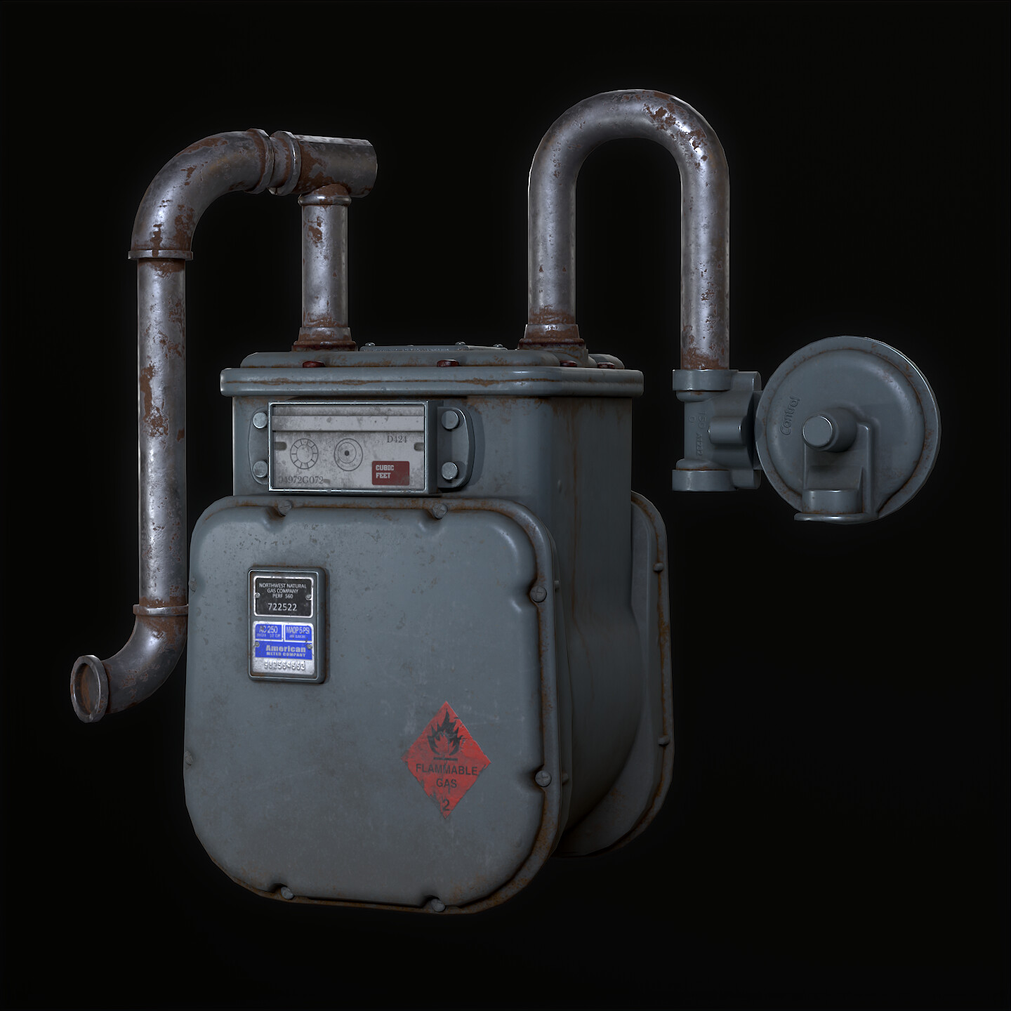 ArtStation - Gas meter