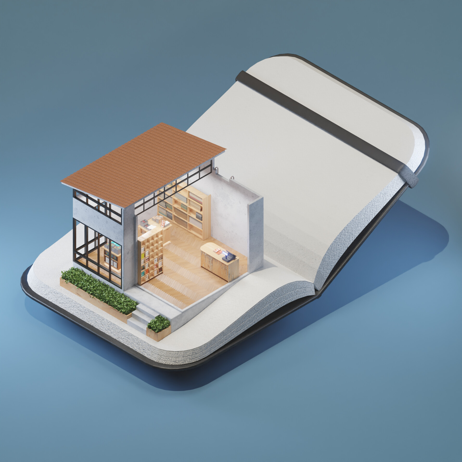 ArtStation - Book Store - book.ku