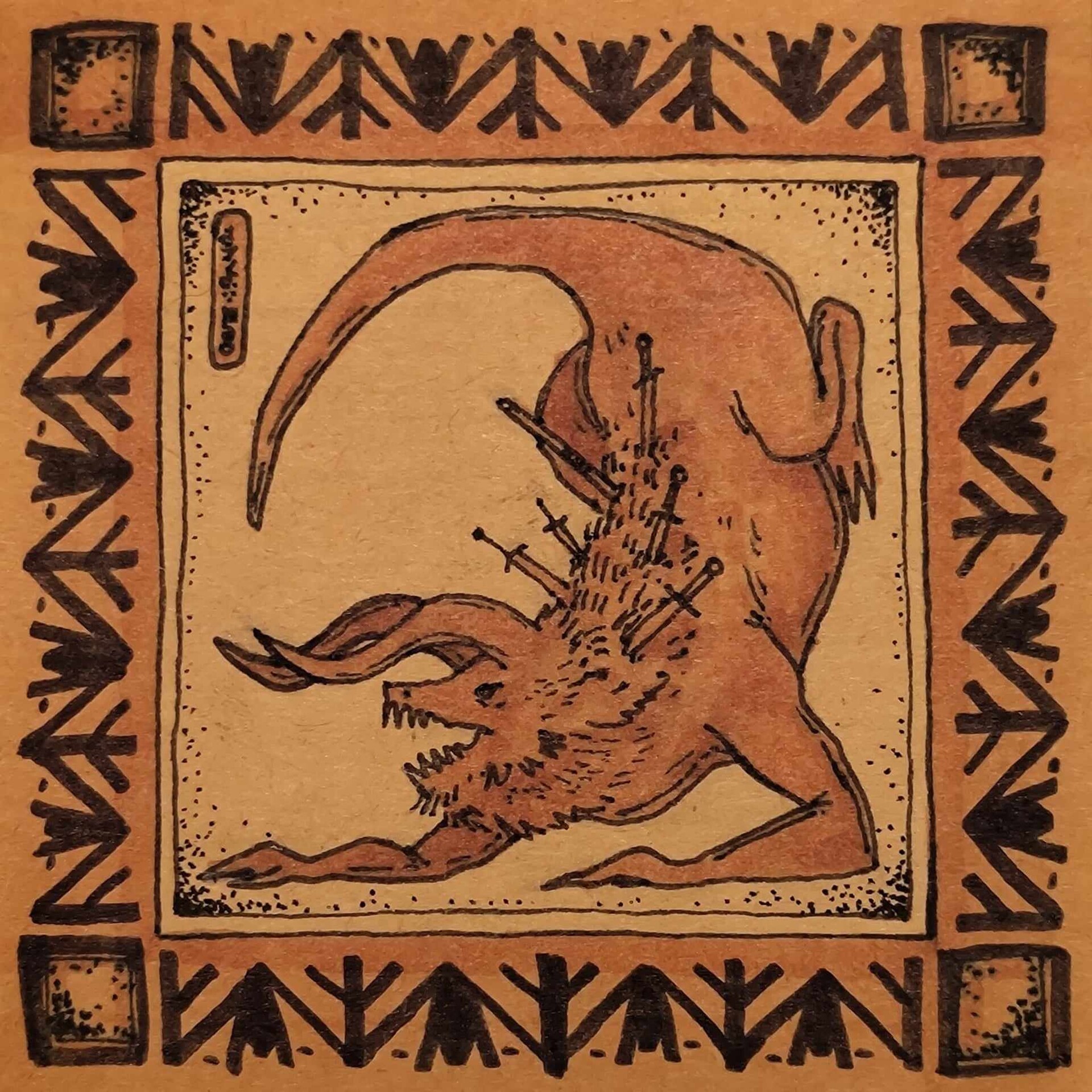 ArtStation - KAMOGAZ - INKTOBER - BEAST