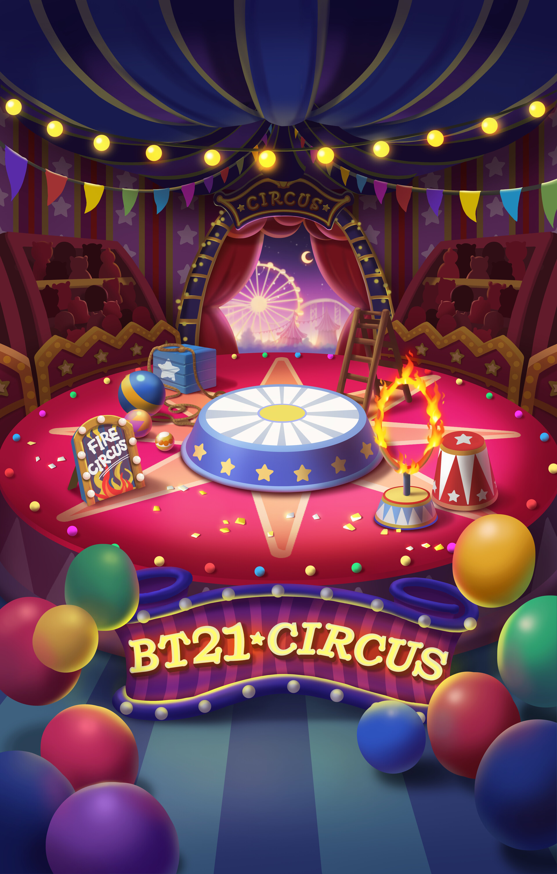 ArtStation - BT21 POP STAR Concept Art _Circus
