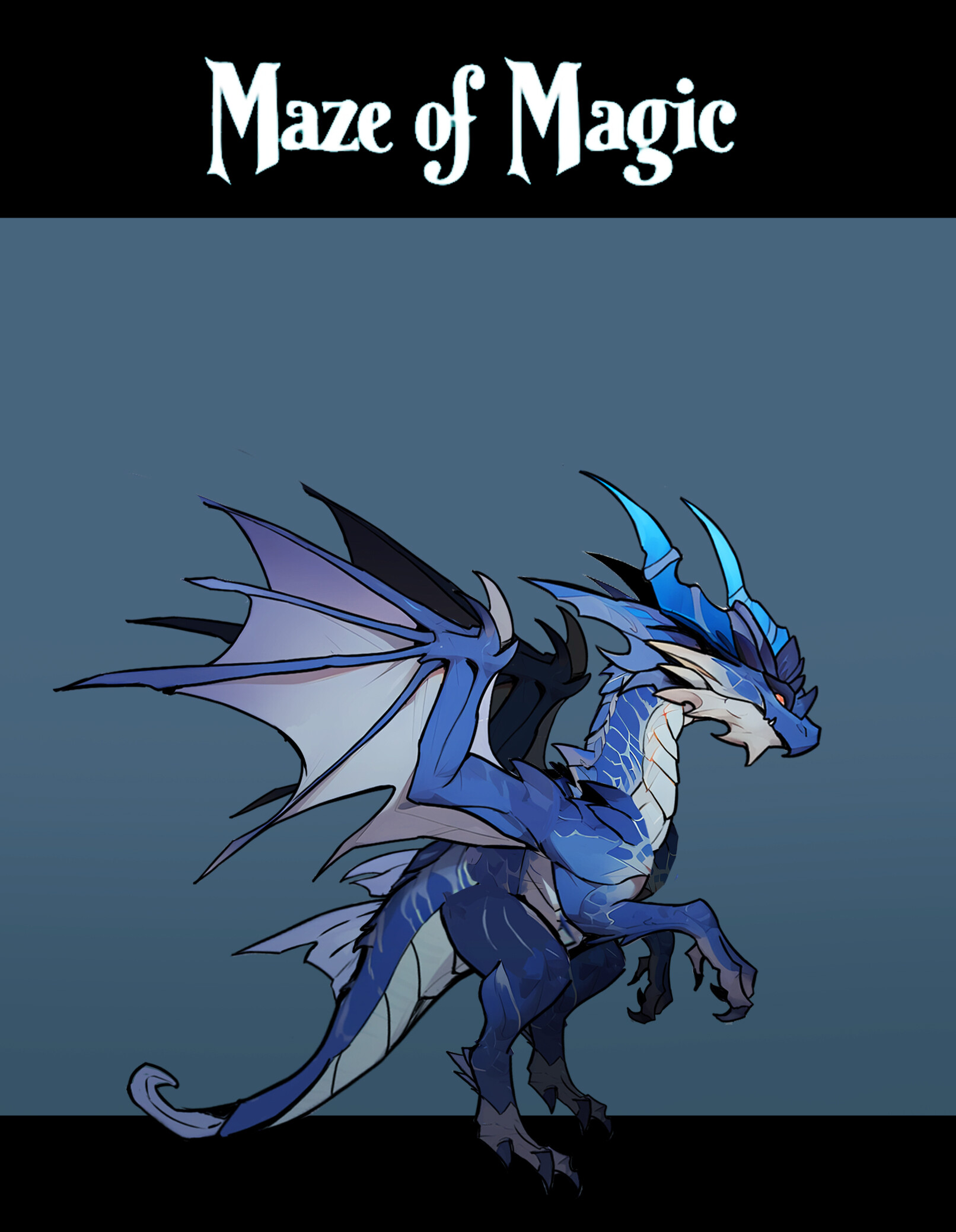 ArtStation - MAZE OF MAGIC-Blue Dragon