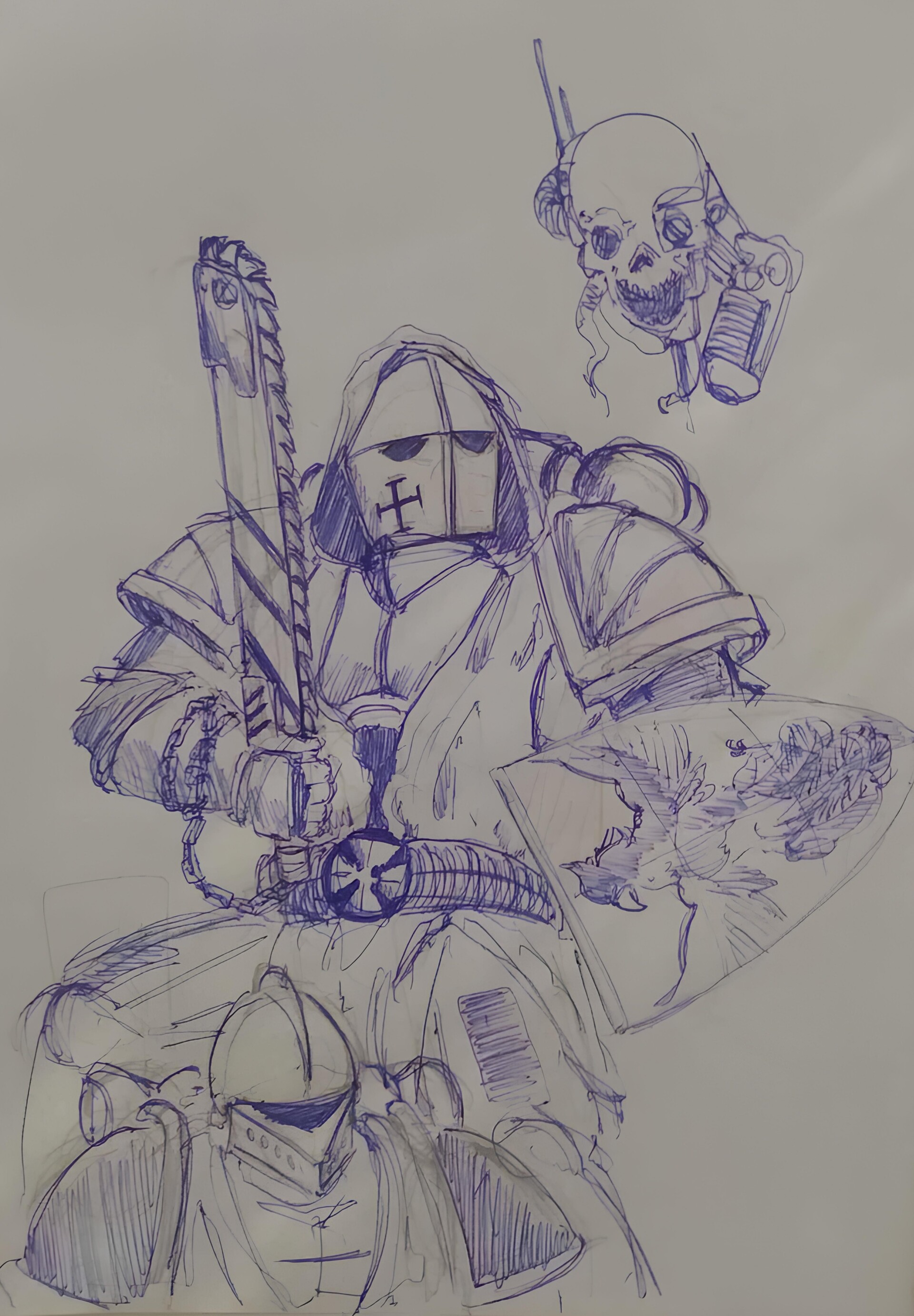 ArtStation - Space Marine knight