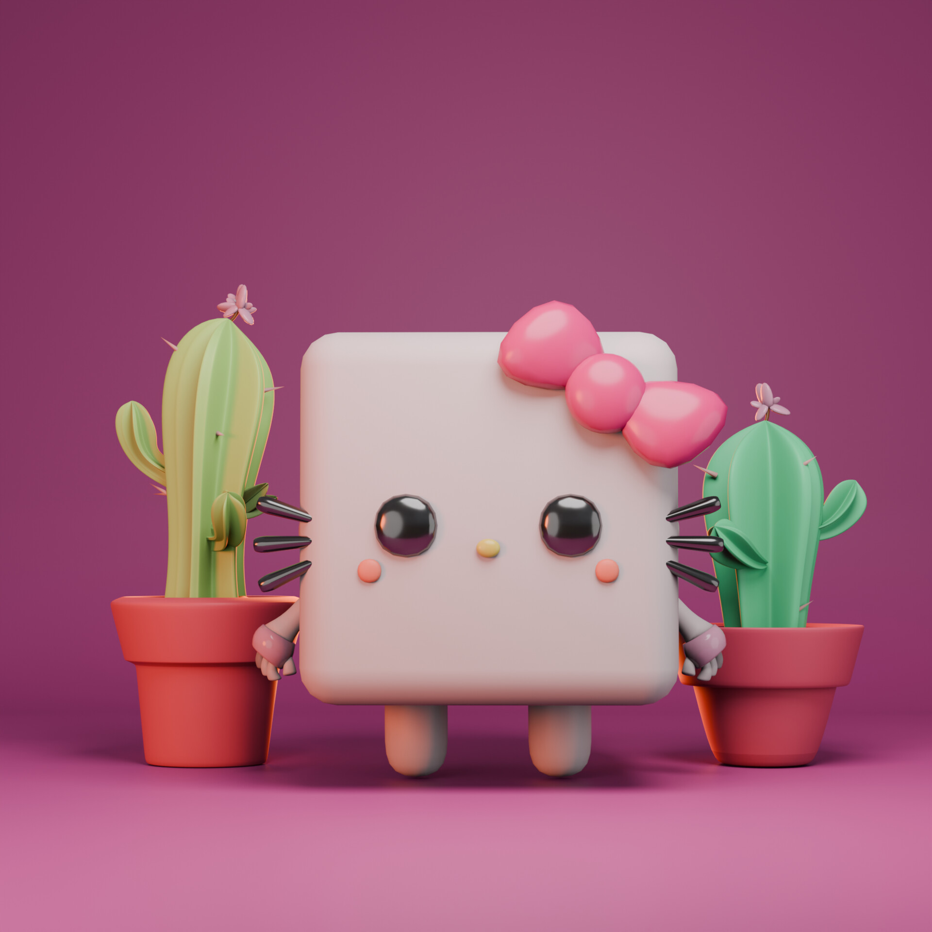 ArtStation - Kitty cube
