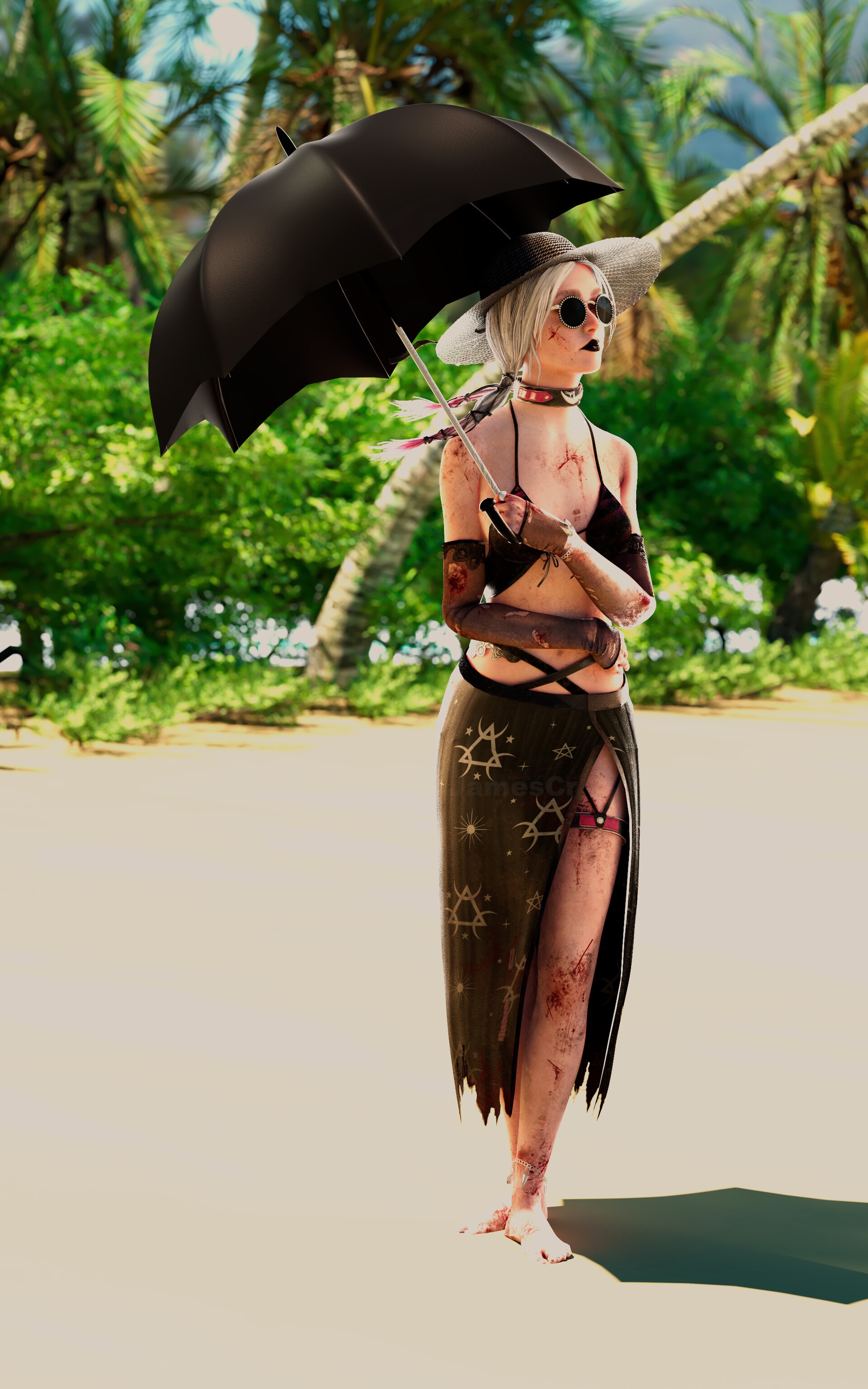 ArtStation - Sable Ward at the beach