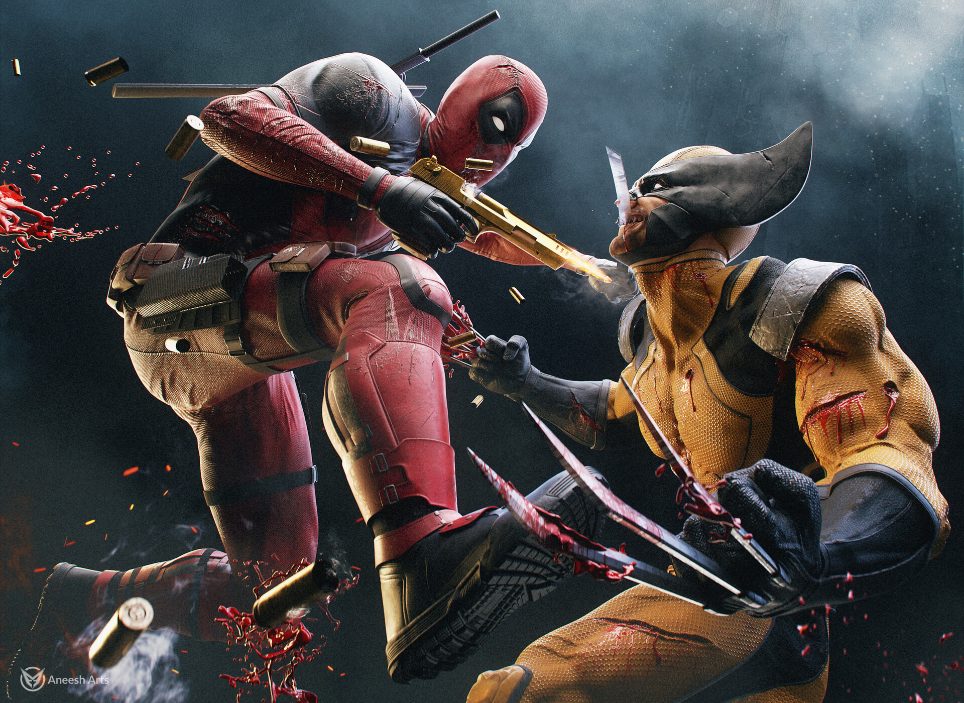 ArtStation - Deadpool X Wolverine