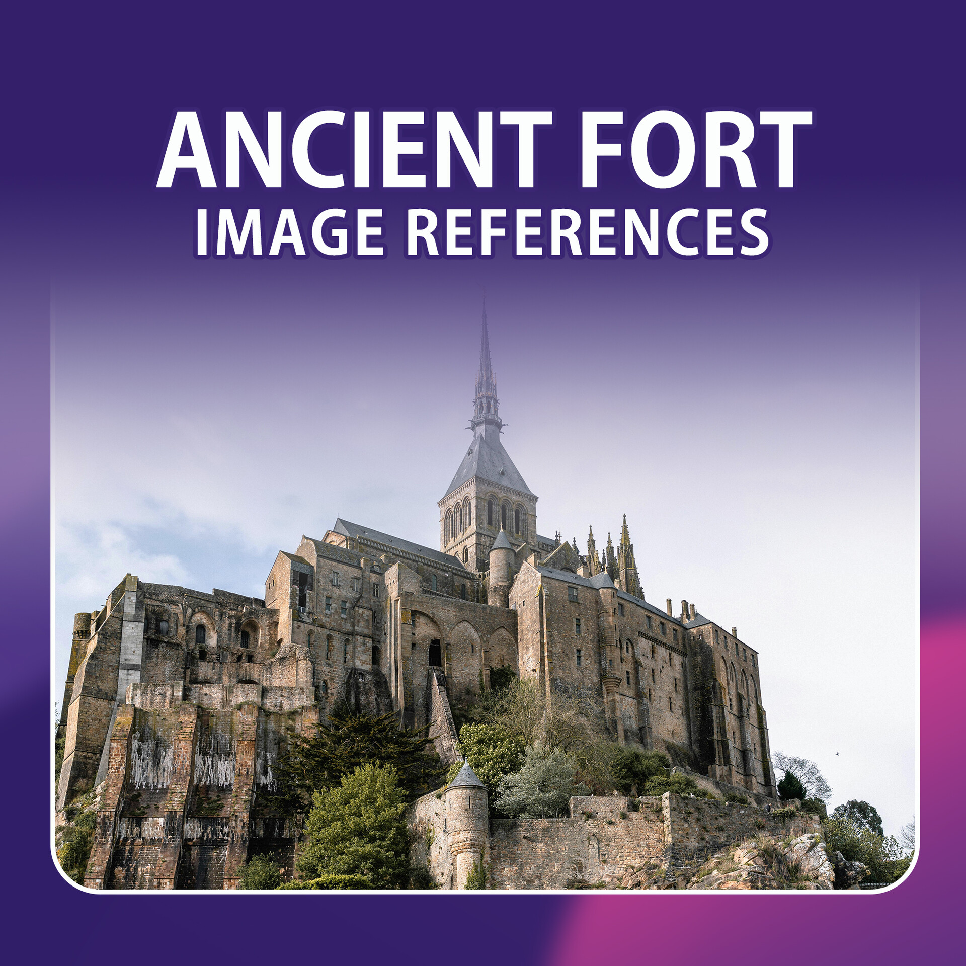 ArtStation - 400 Ancient Fort Reference Pack – Vol 1