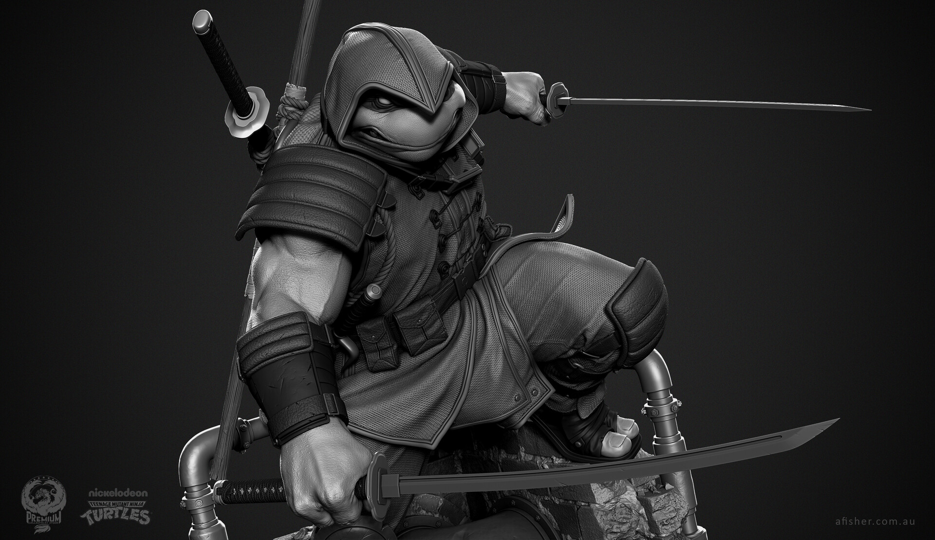Adam Fisher - TMNT: The Last Ronin Statue Sculpt