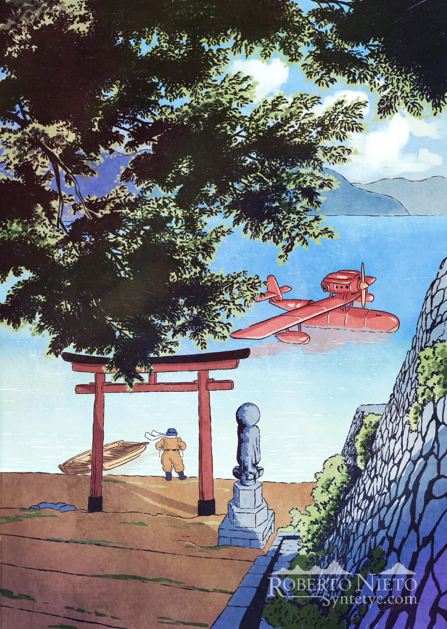 ArtStation - The red plane