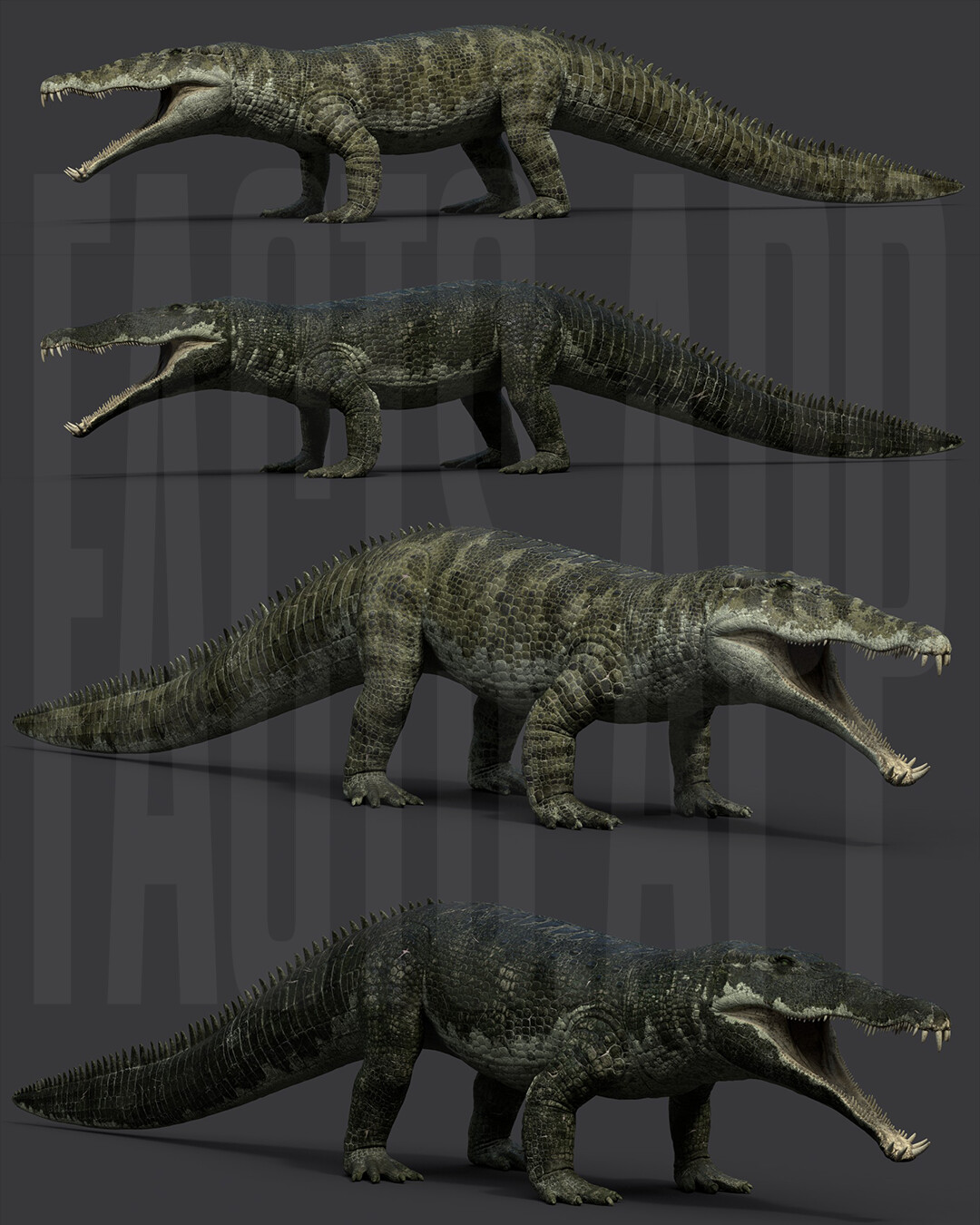Fernando Usabiaga Bustos - Smilosuchus Gregorii / Facts Dinosaurs
