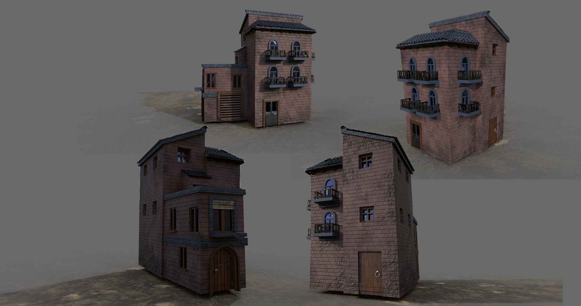 ArtStation - Texturing a House Model