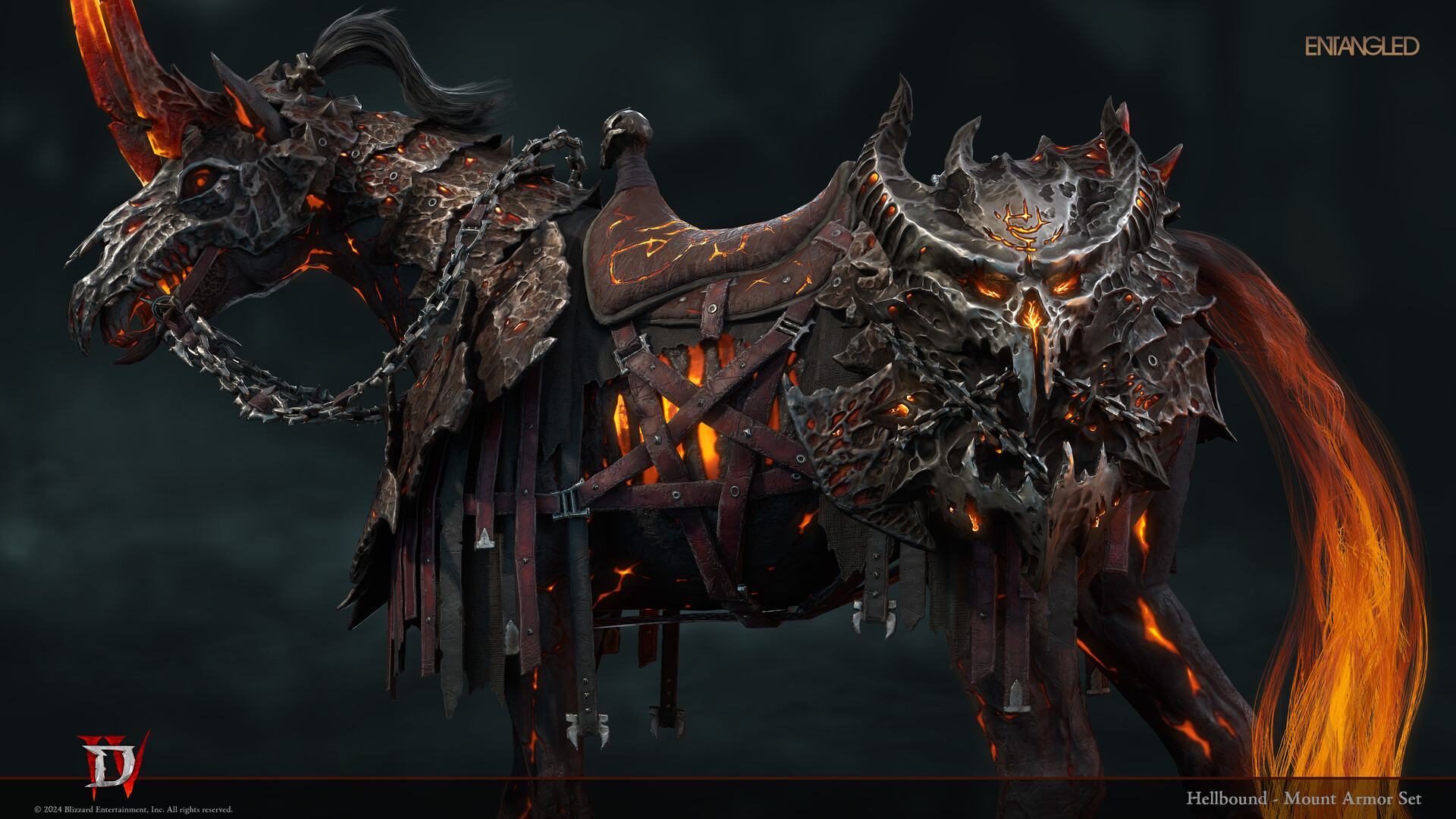 ENTANGLED Studio - Diablo IV | Mount Armor Set Full Pipeline