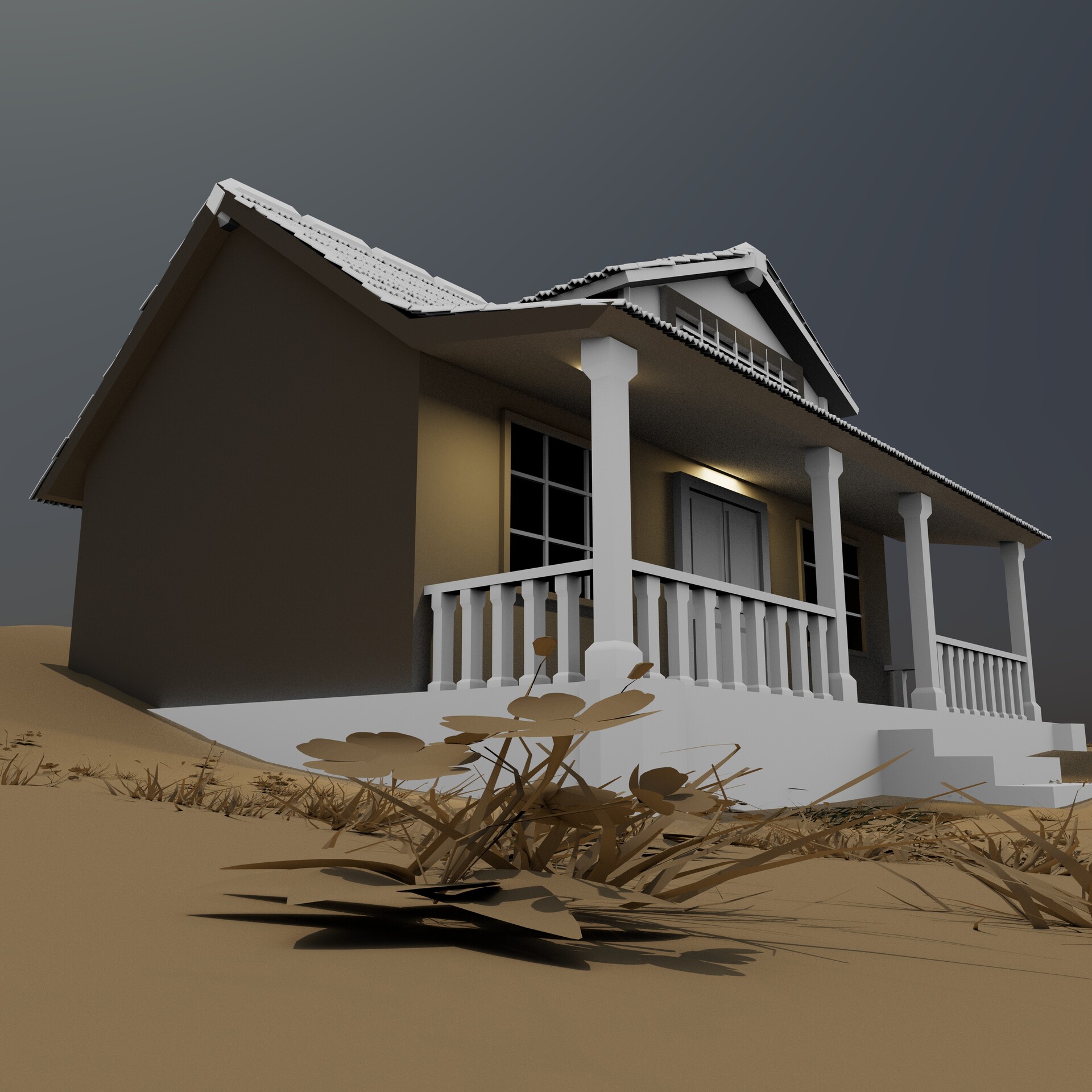 ArtStation - 3D Big Village House model