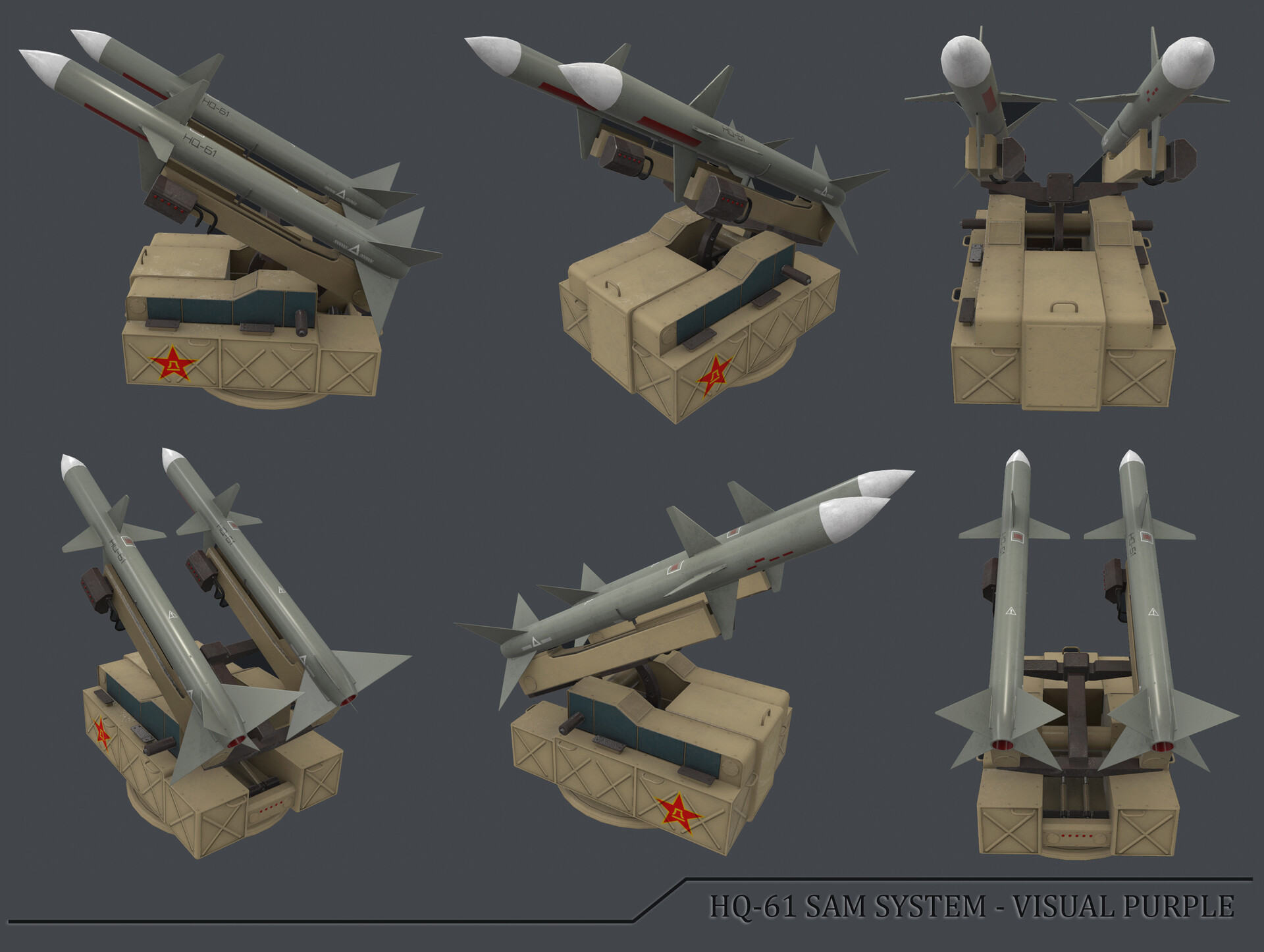 ArtStation - HQ-61 SAM