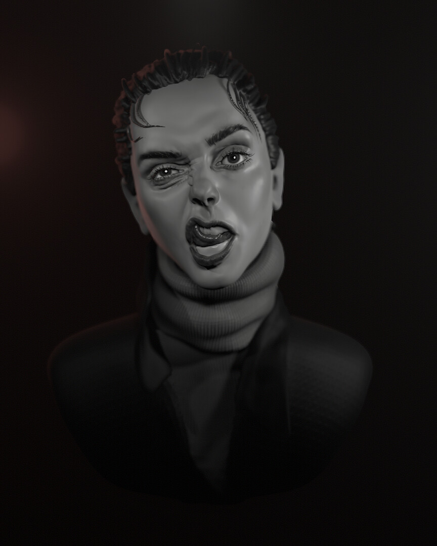 ArtStation - Facial Expression Study