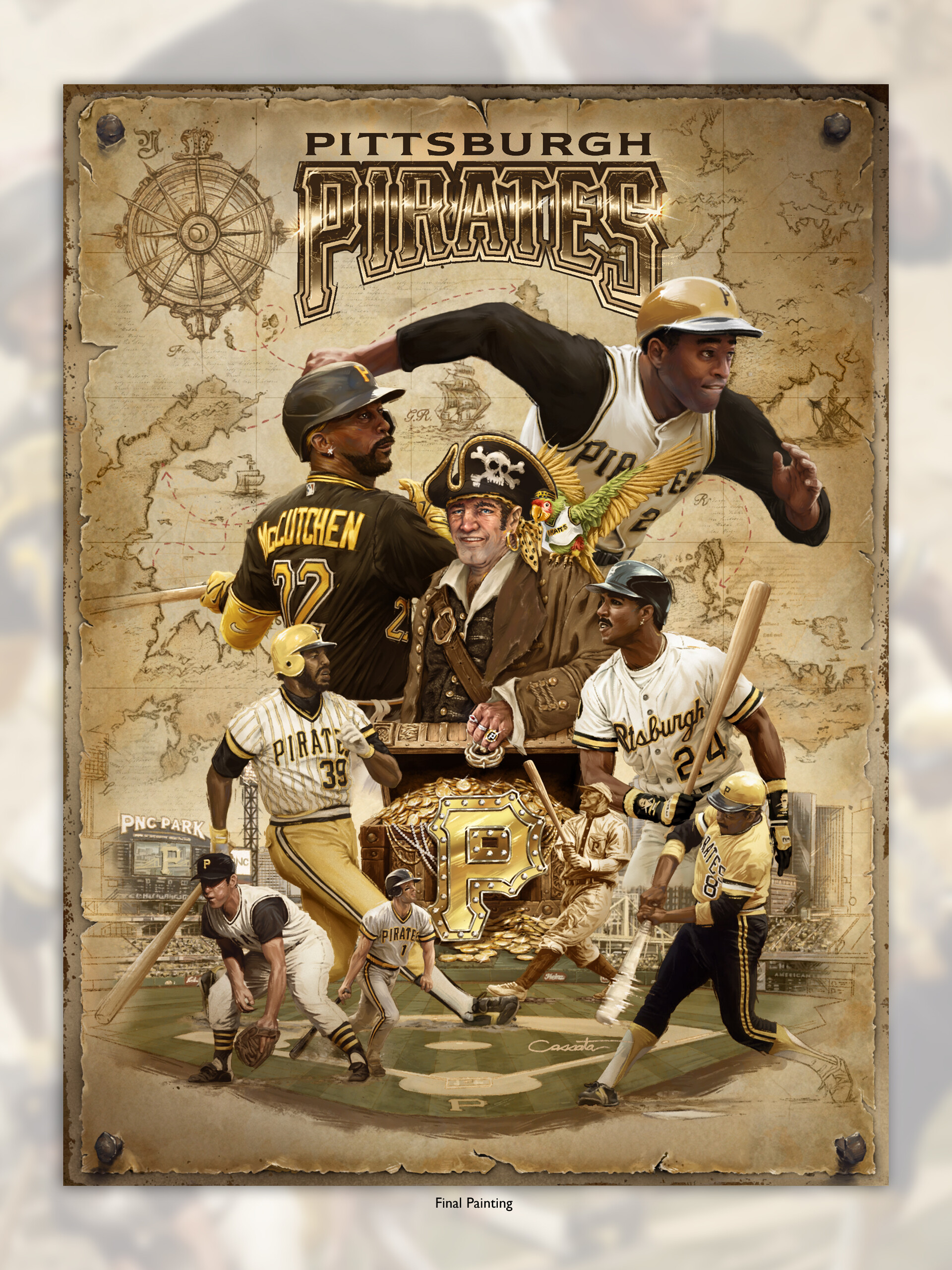 ArtStation - Pittsburgh Pirates All-Time Greats