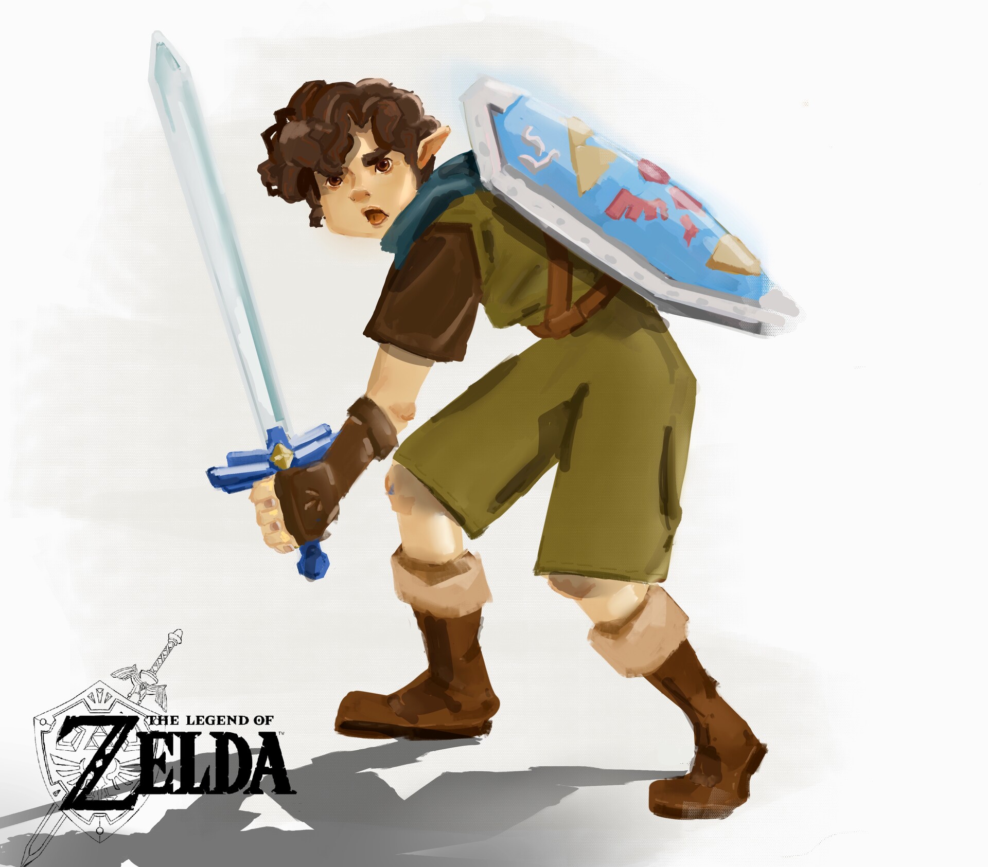 ArtStation - Link Redesign - The Legend Of Zelda
