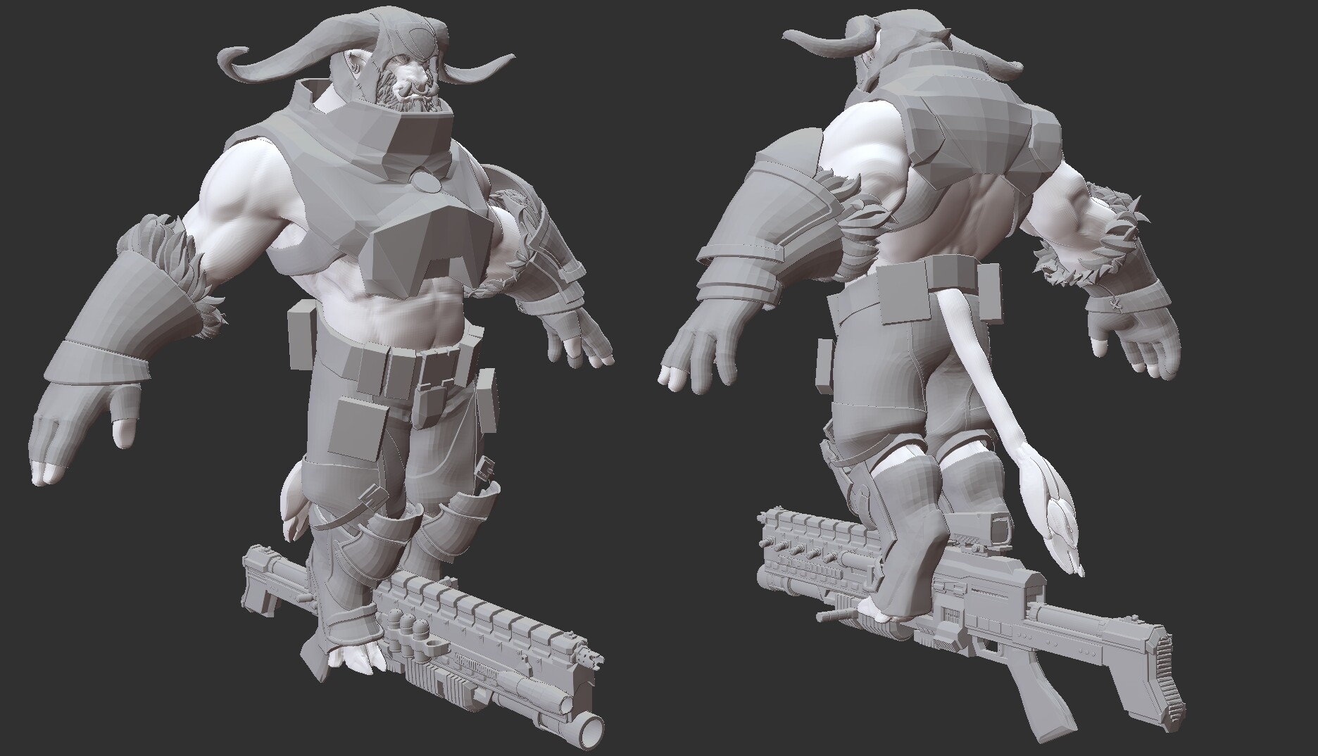 Preston Dennis - Taugre Design for personal Unreal 5 Project