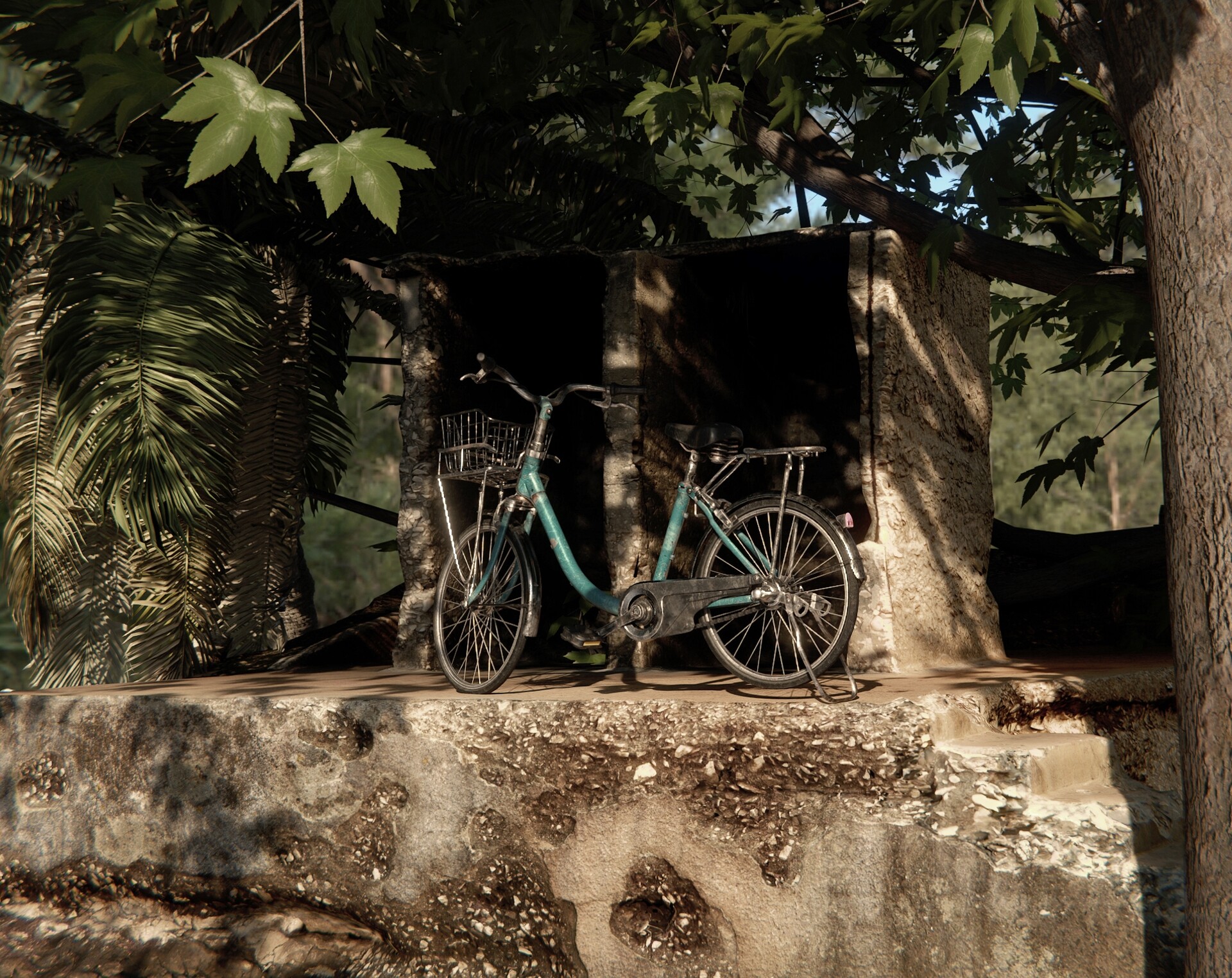 ArtStation - Bicycle Scene