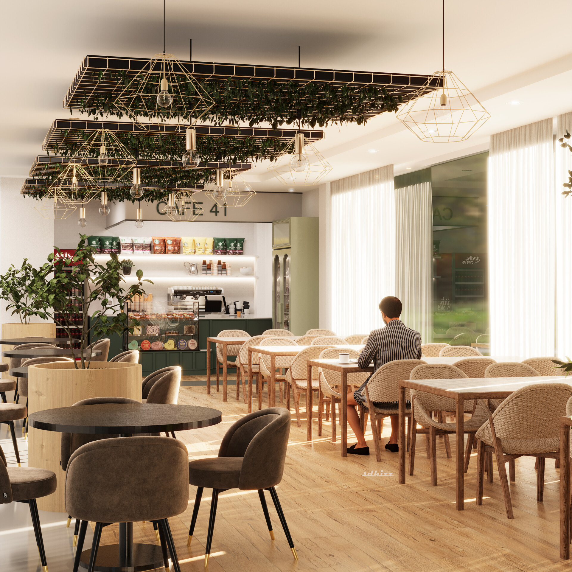 ArtStation - CAFE VISUALIZATION