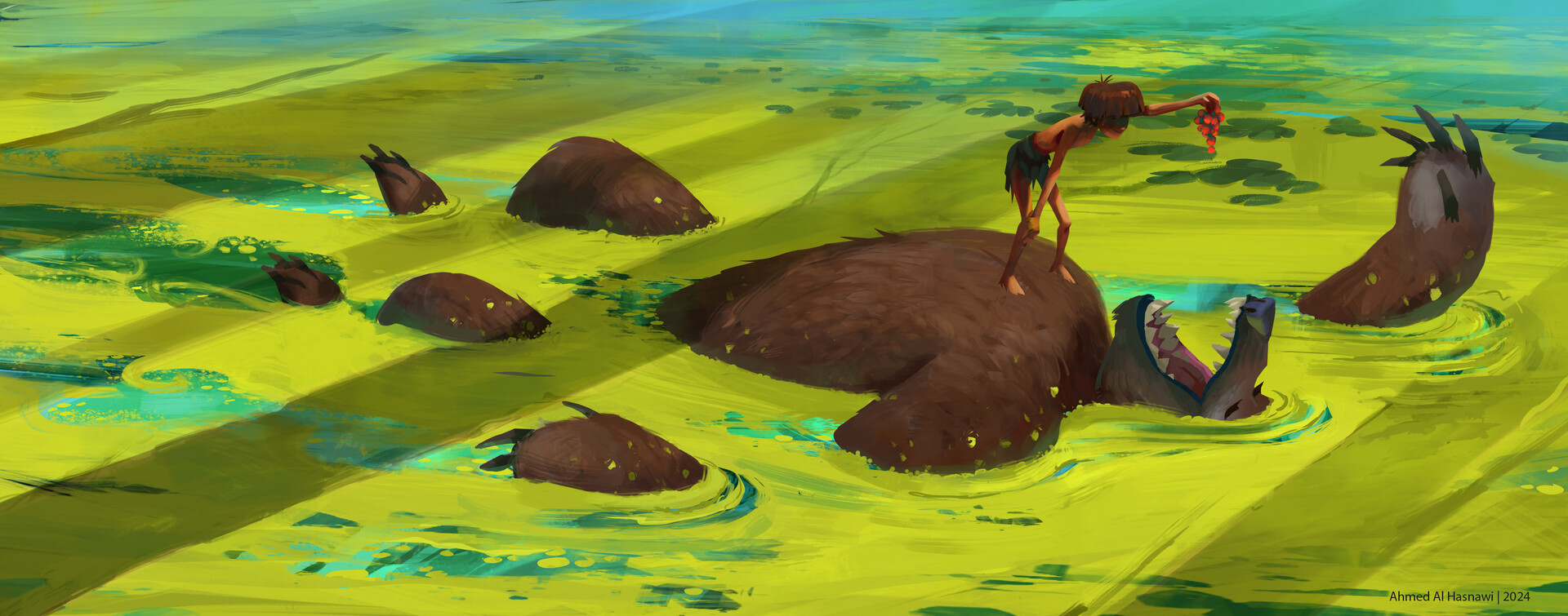 ArtStation - the Jungle Book saga - Friends