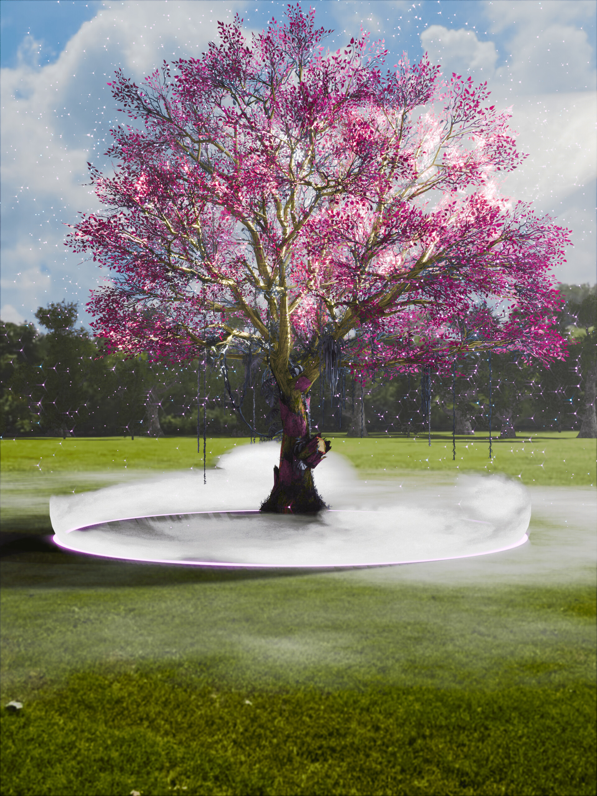 ArtStation - Peaceful tree