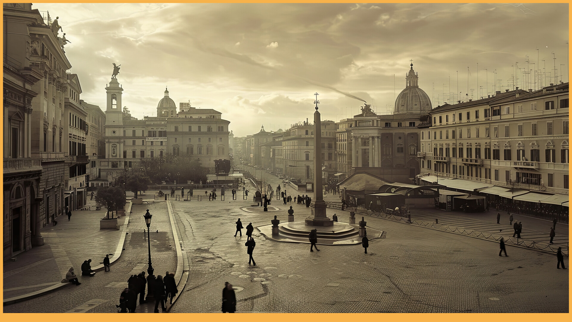 Artificial Dimension - 202 19th Century Rome Piazzas