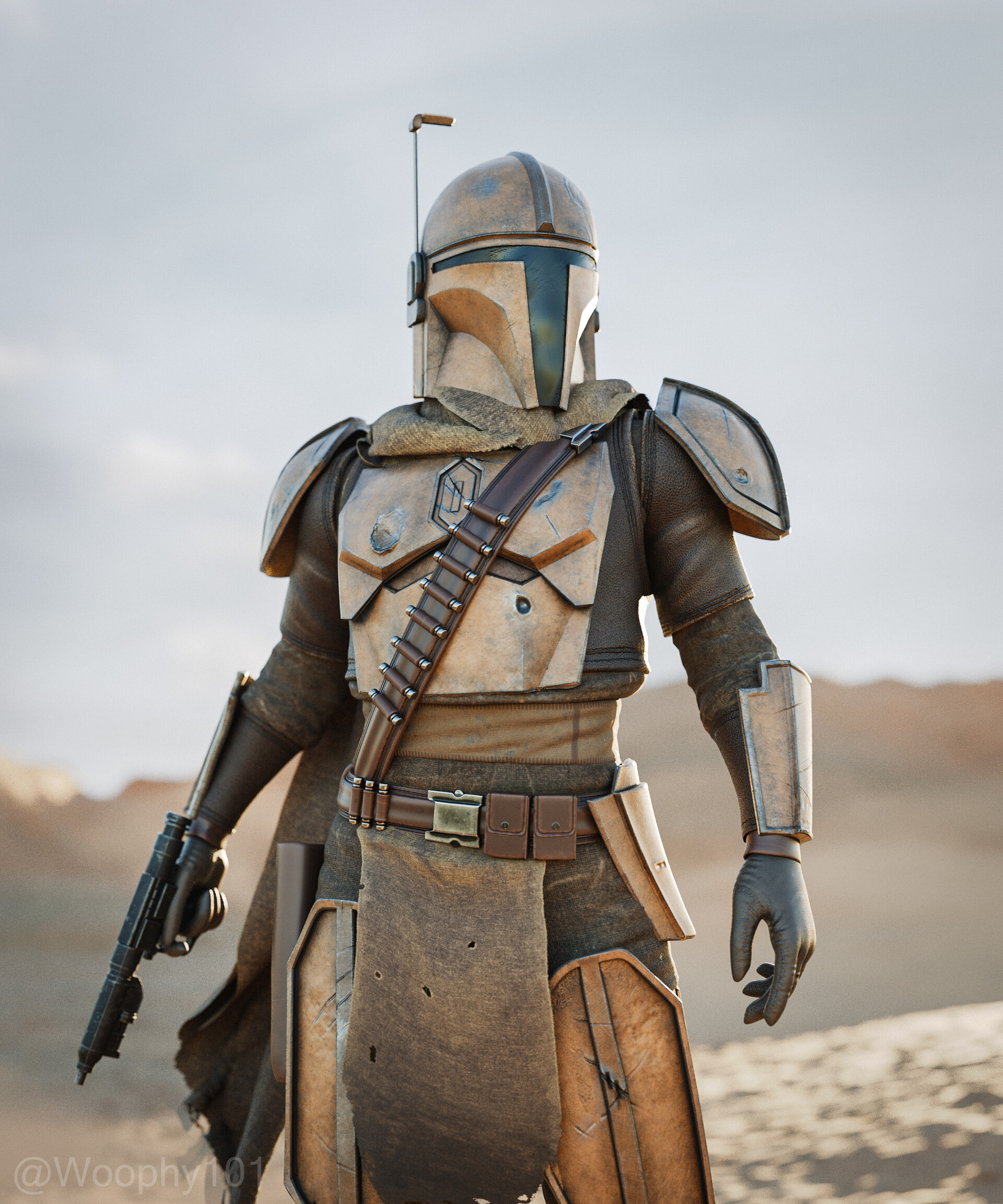 ArtStation - Desert Mandalorian