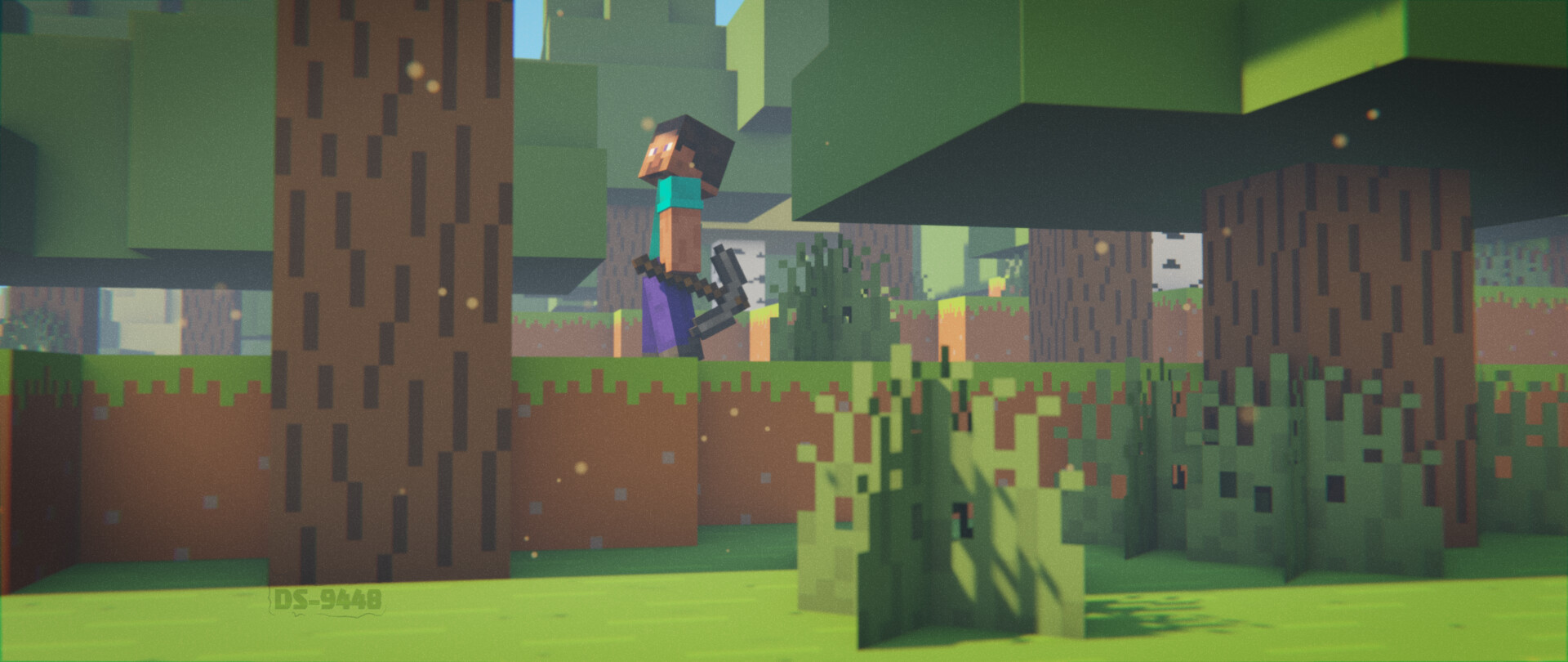 ArtStation - Minecraft Barebones render