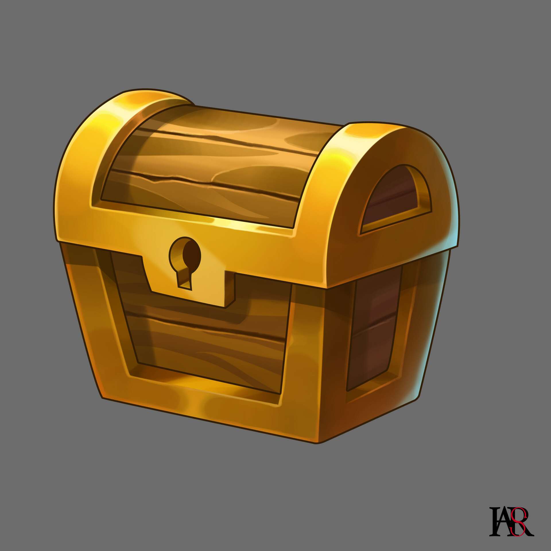 ArtStation - Gold box