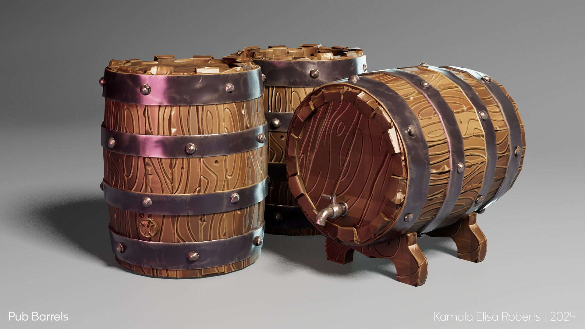 ArtStation - Pub Barrels