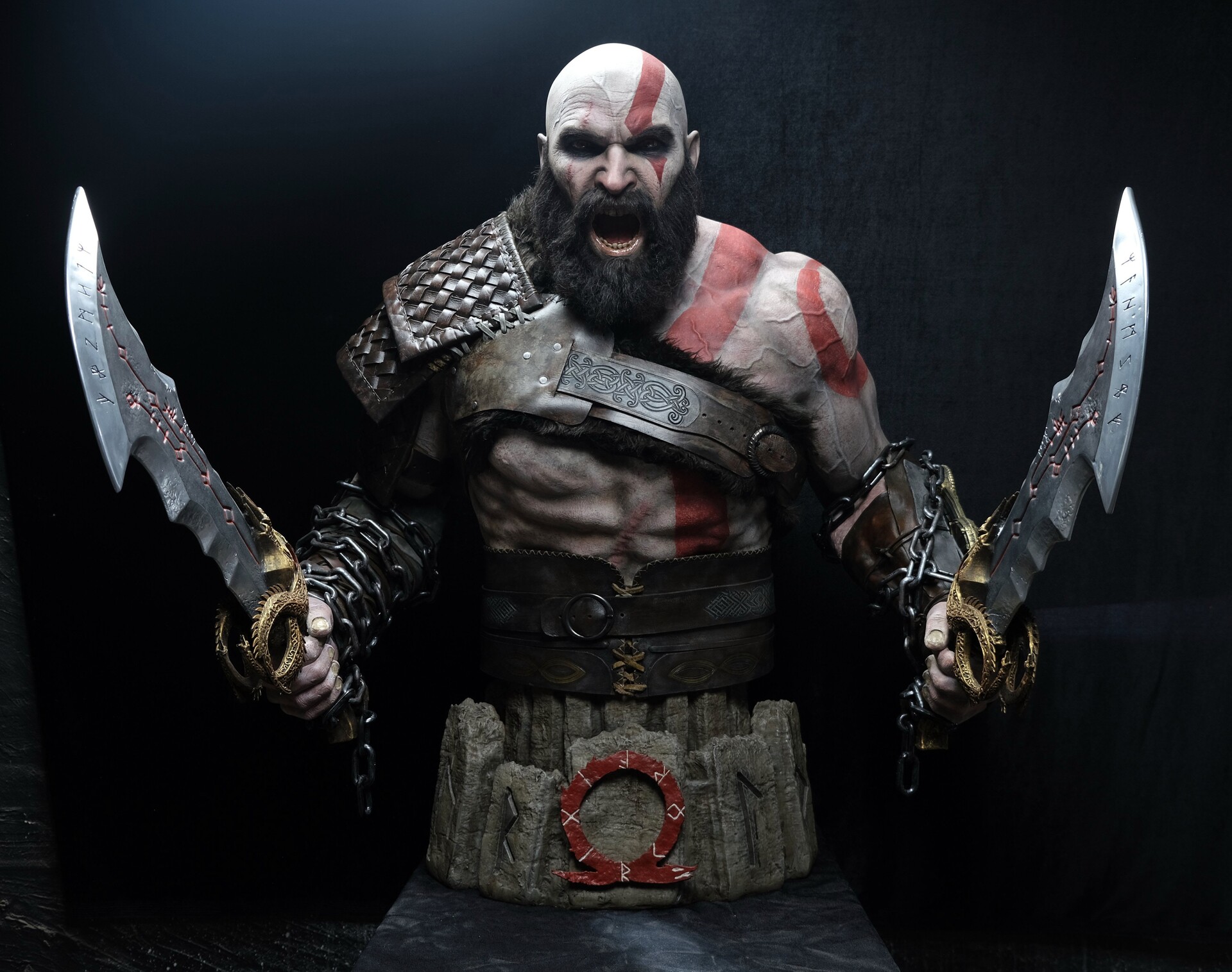 ArtStation - God Of War Kratos Life Size FanArt Statue