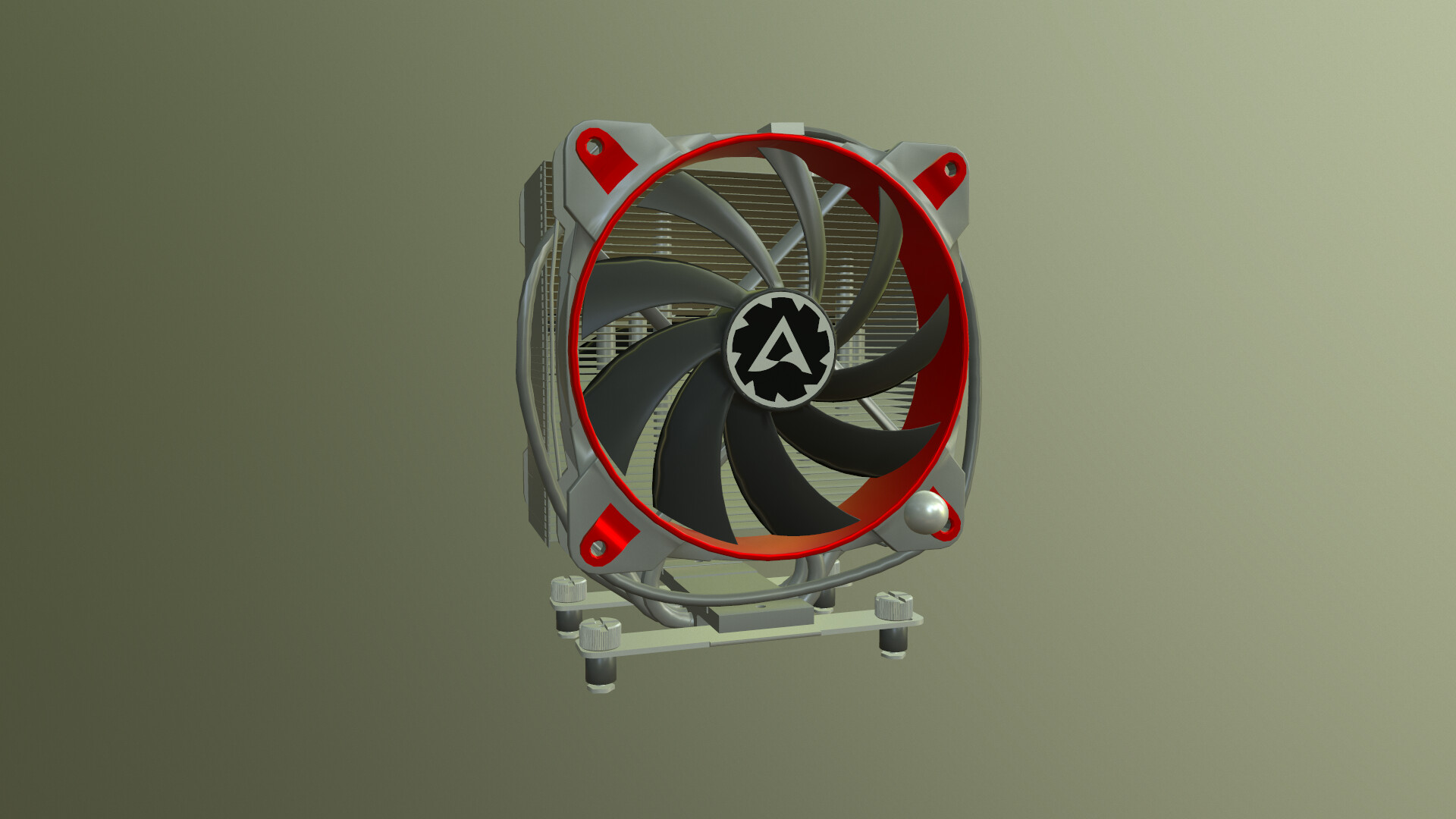 ArtStation - Arctic Freezer CPU Fan 3d Model