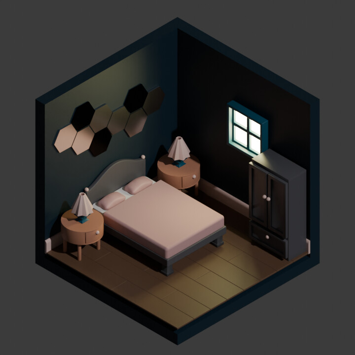 ArtStation - Isometric Room