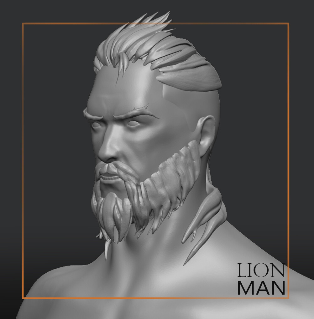 ArtStation - Lion Man- Stylized Character Art