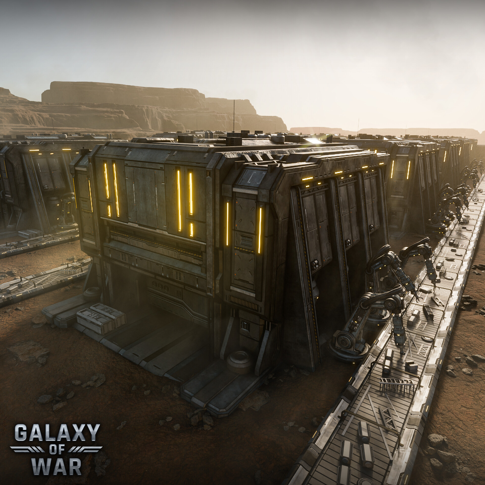 ArtStation - Robot factory scene