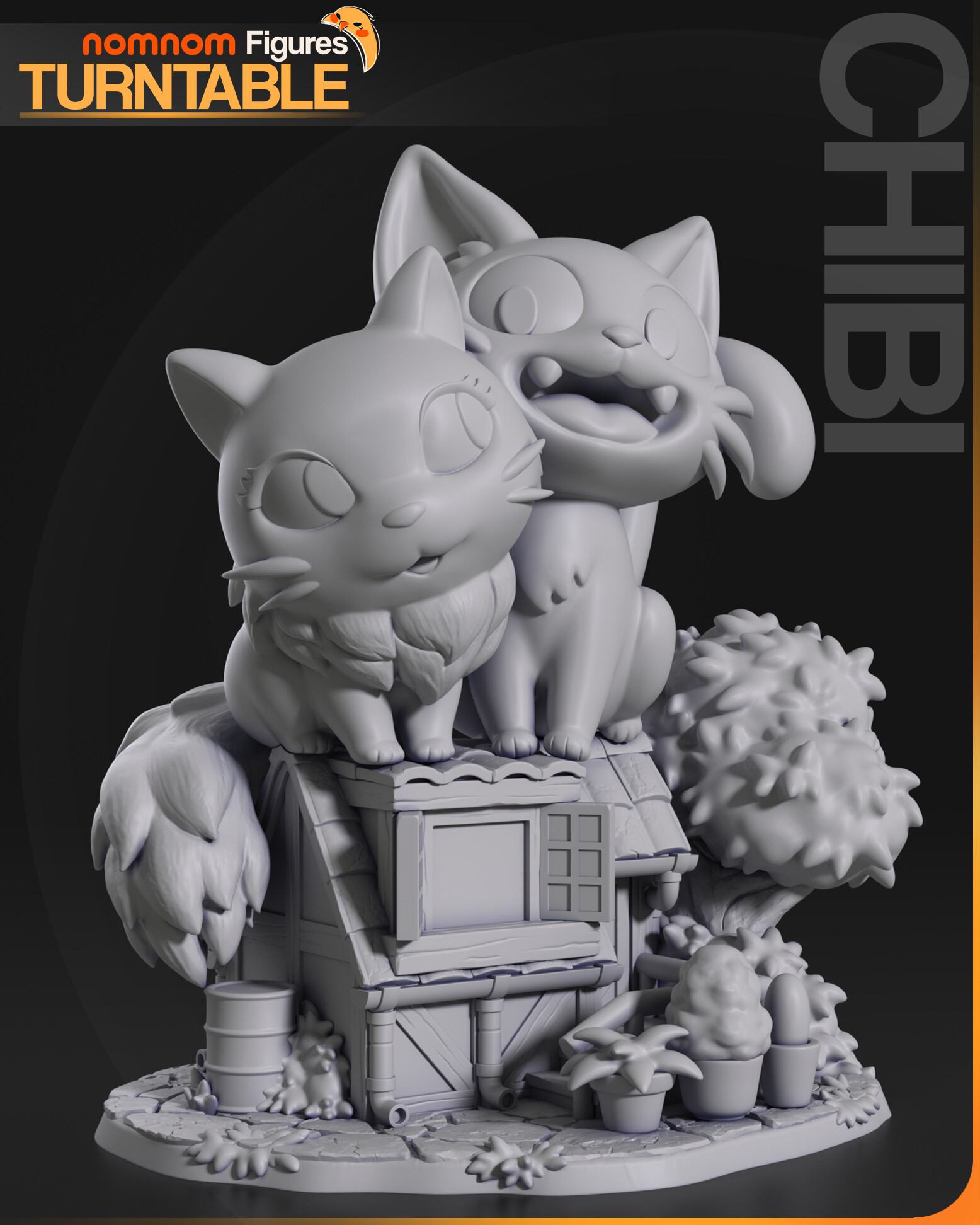 NomNom Figures - Chibi Jiji from Kiki's Delivery Service