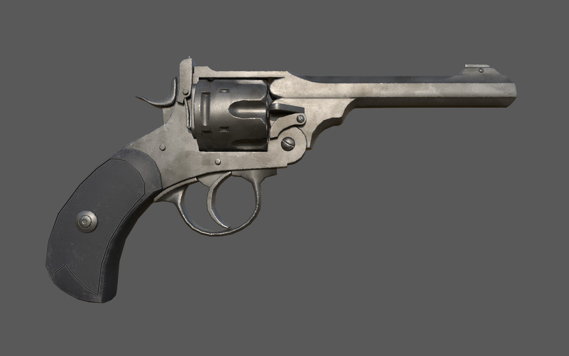 ArtStation - Realistic Revolver 3D Modeling