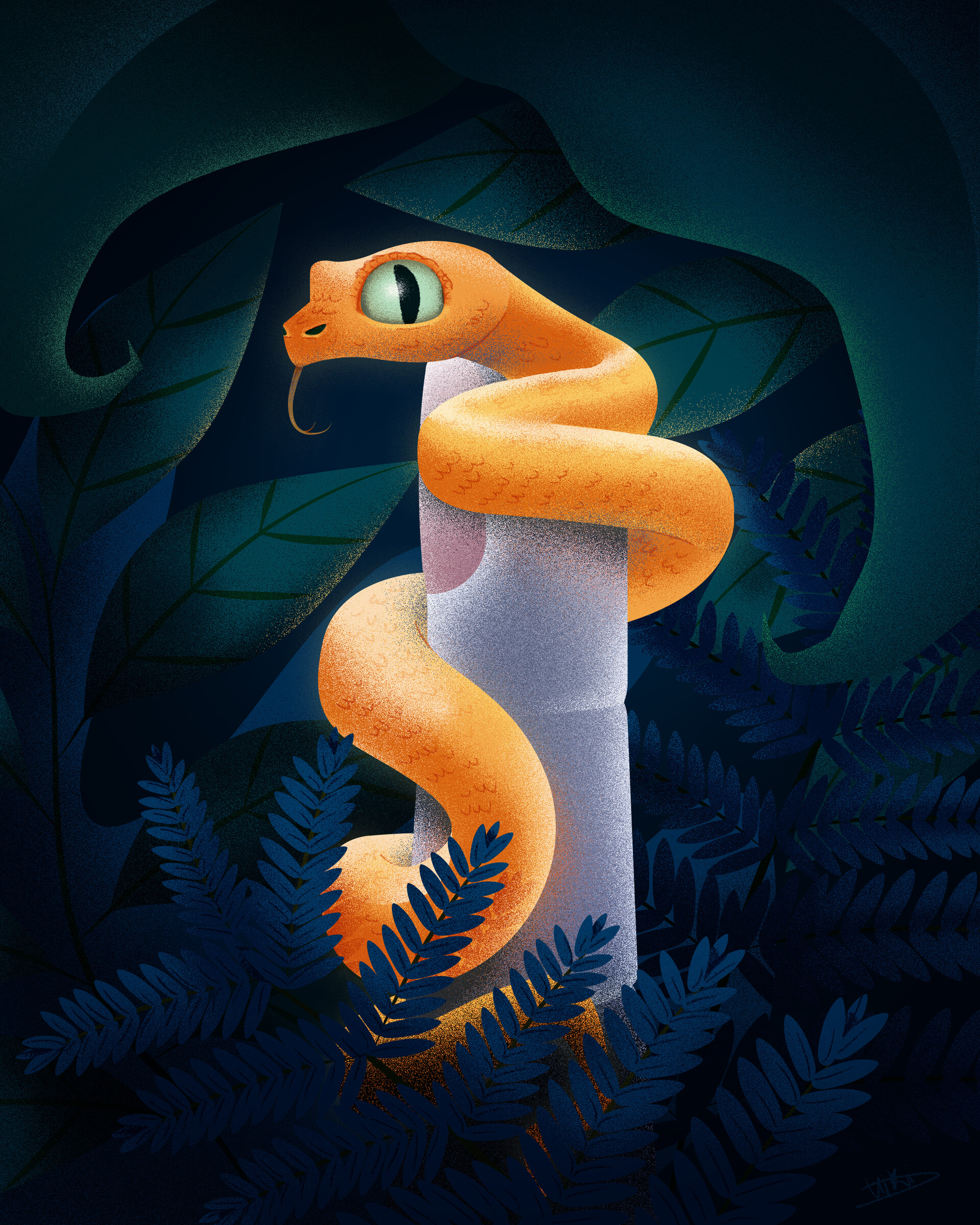 ArtStation - Jungle Snake