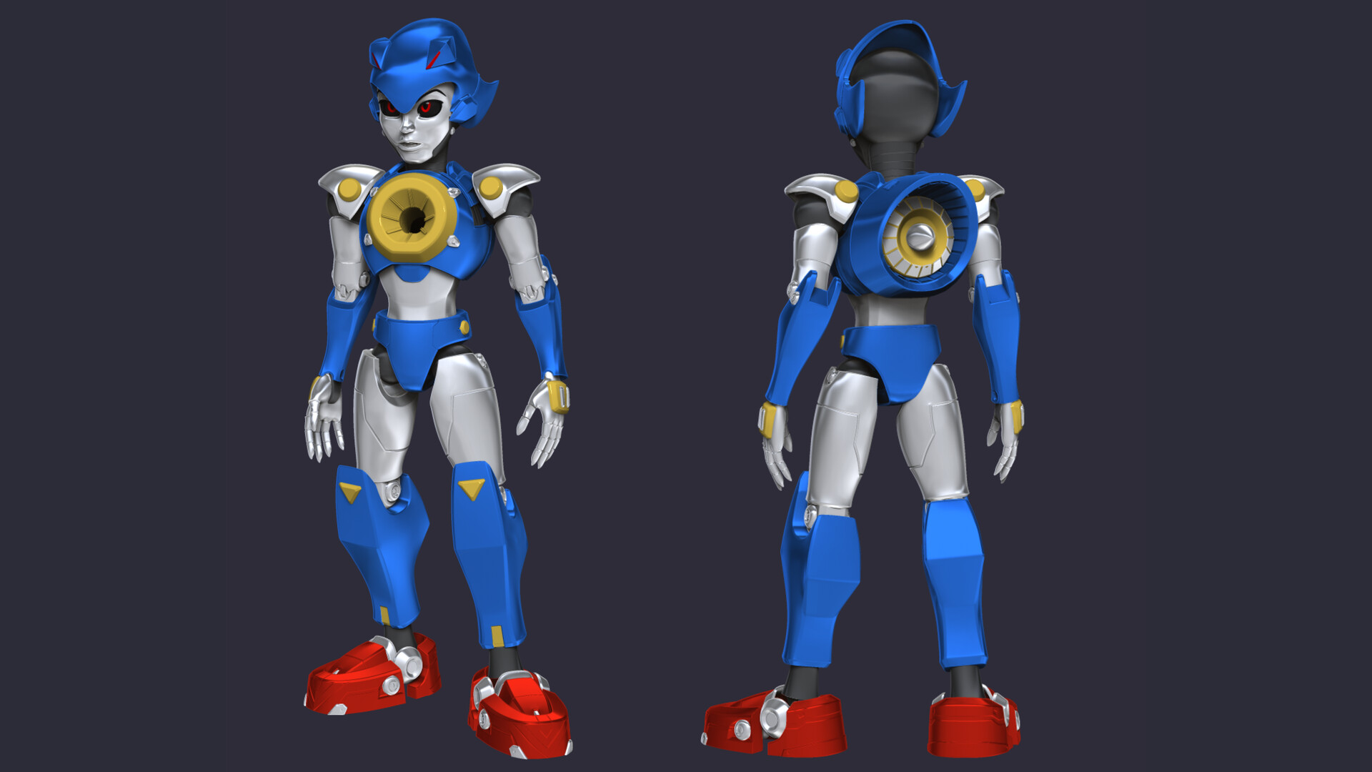 ArtStation - Humanoid Metal Sonic