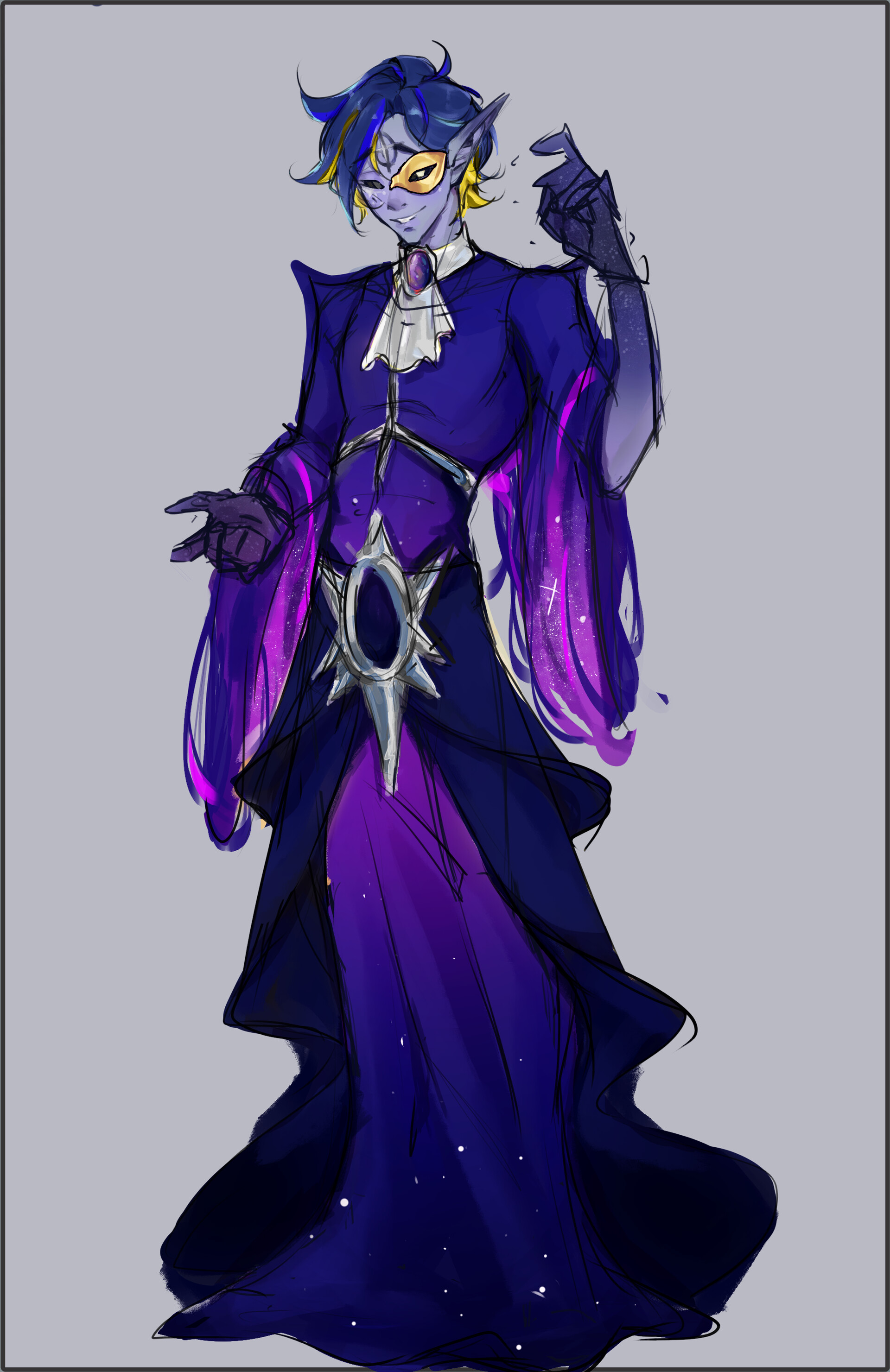 ArtStation - Aelarion the Star elf character design