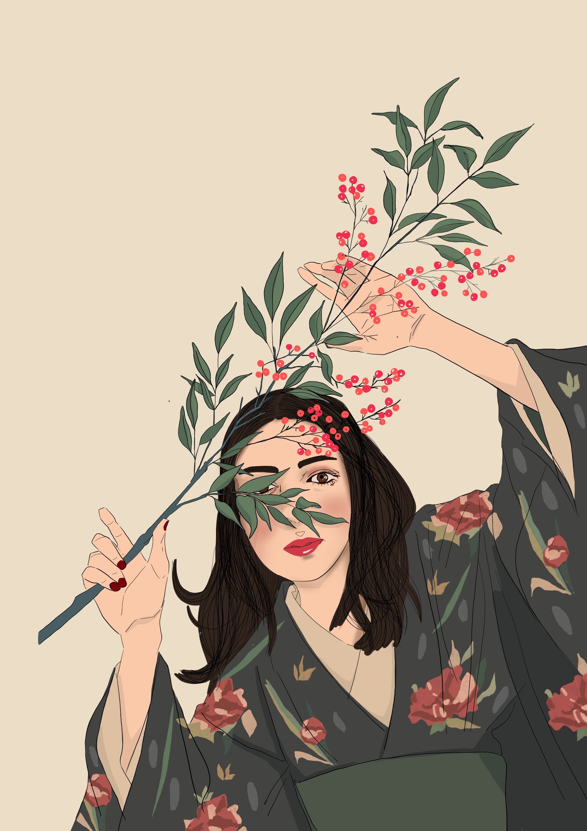 ArtStation - Kimono style