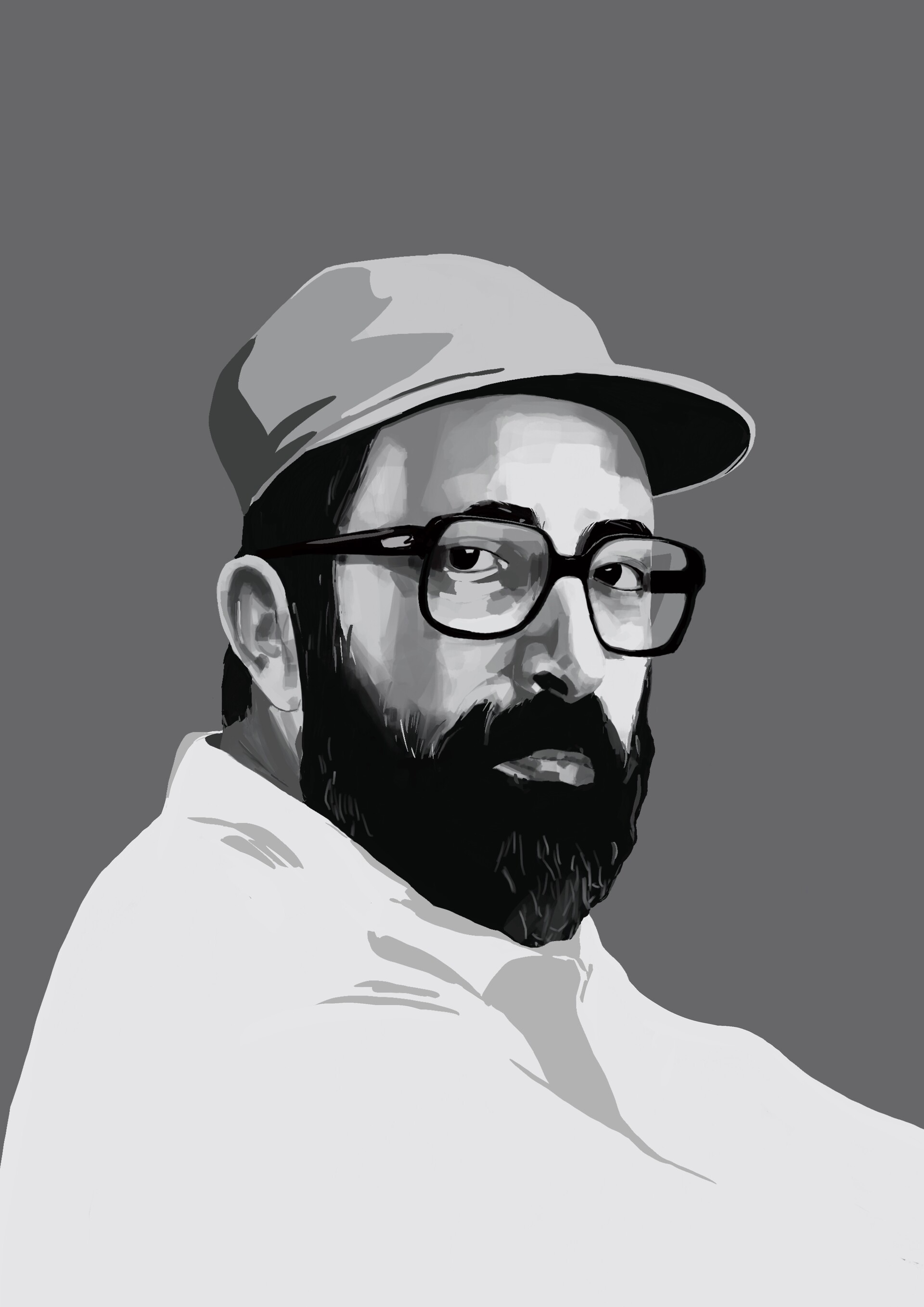 ArtStation - Iran War 80s character - Mustafa Chamran