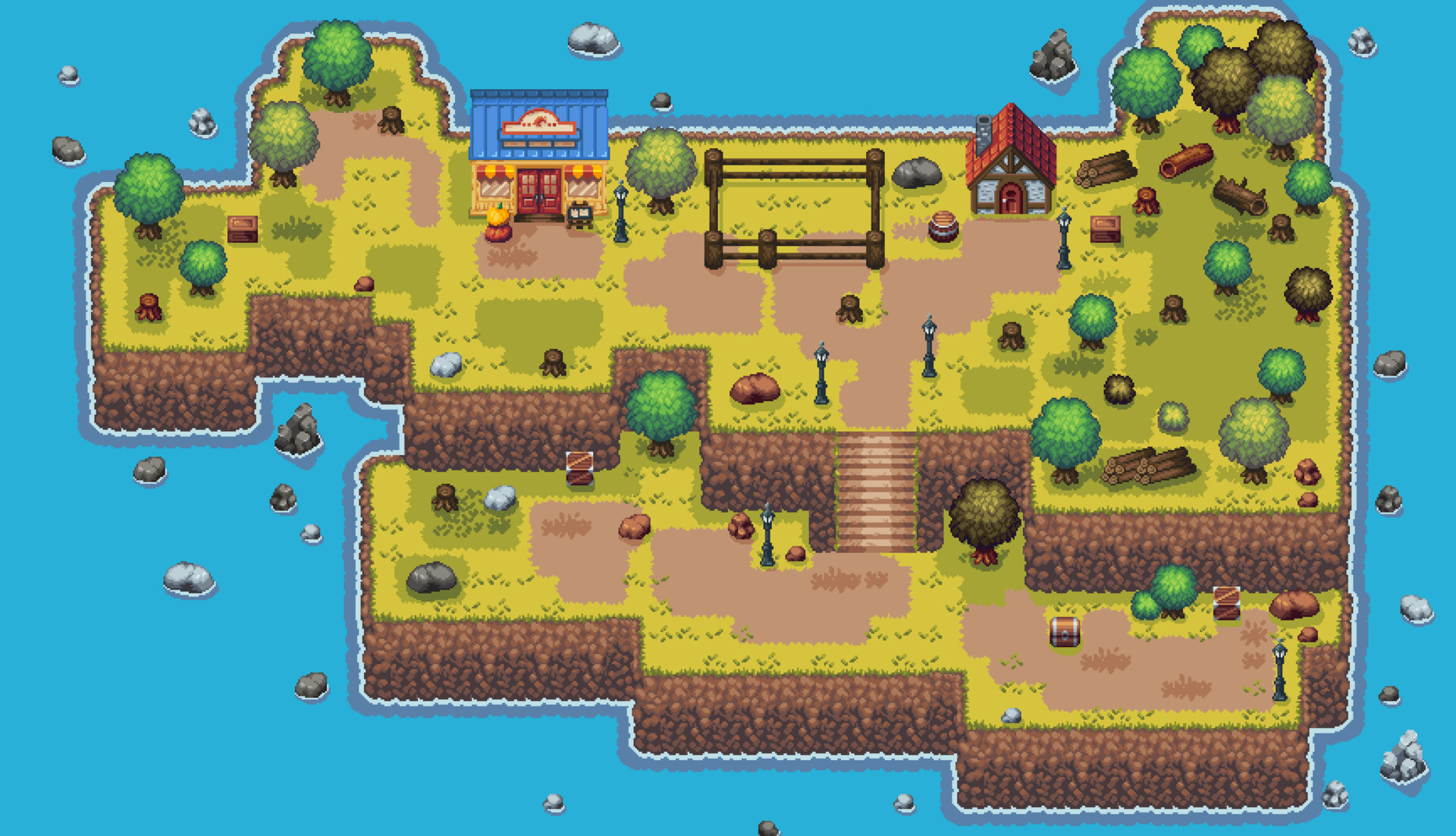 ArtStation - Animal Crossing(Top-Down)