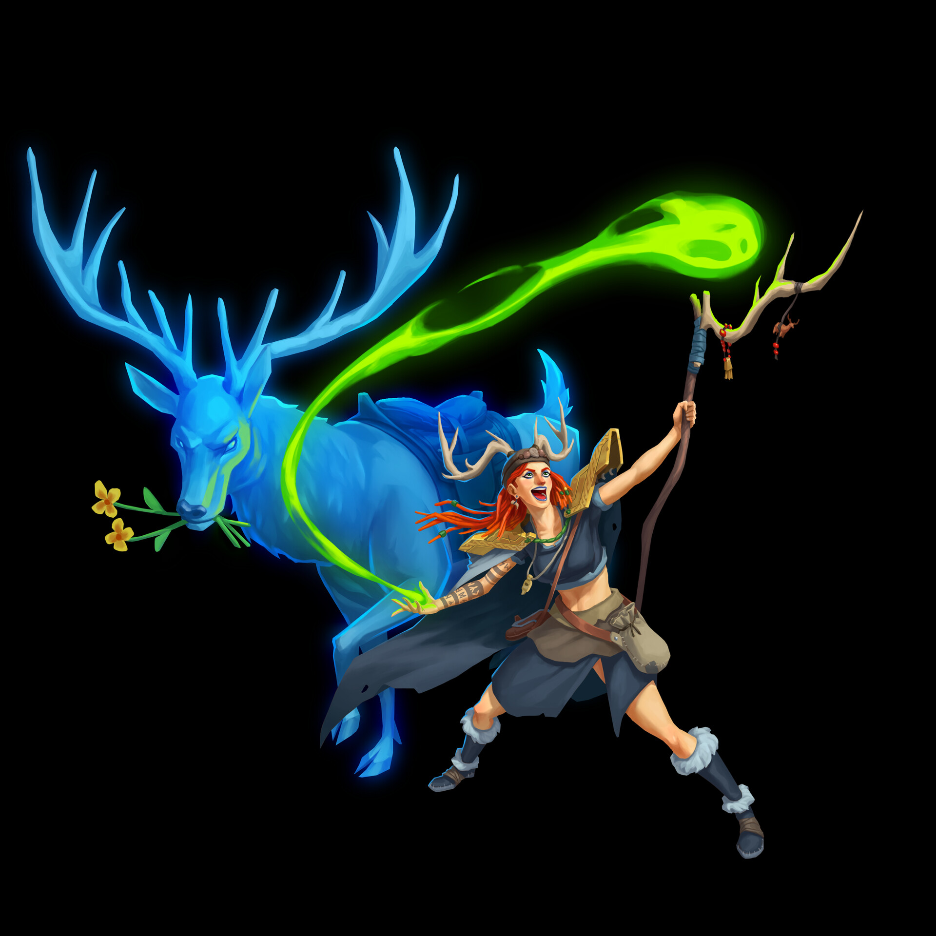 ArtStation - The northern shaman