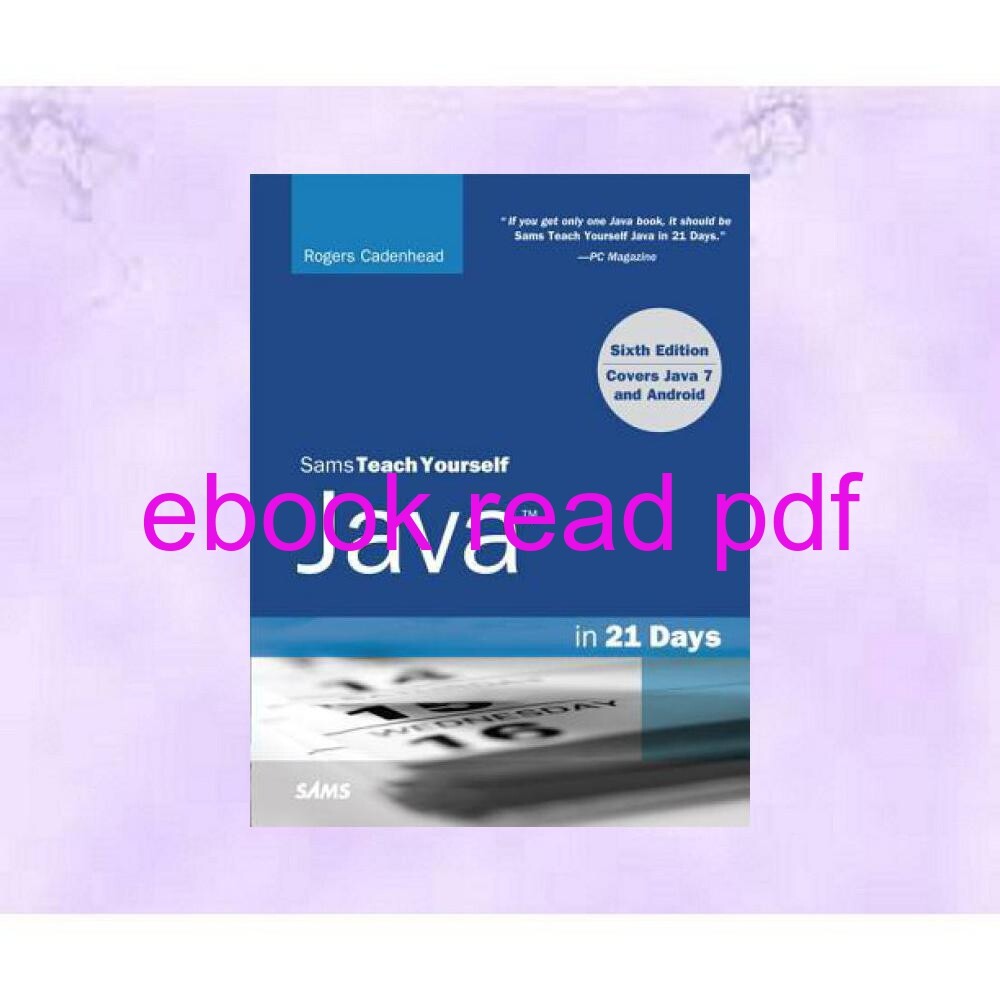 ArtStation - PDF ePub Sams Teach Yourself Java in 21 Days Covering Java ...