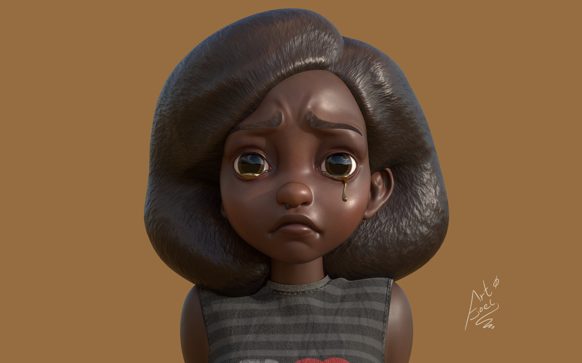 ArtStation - SAD GIRL (LOCKED DREAMS)