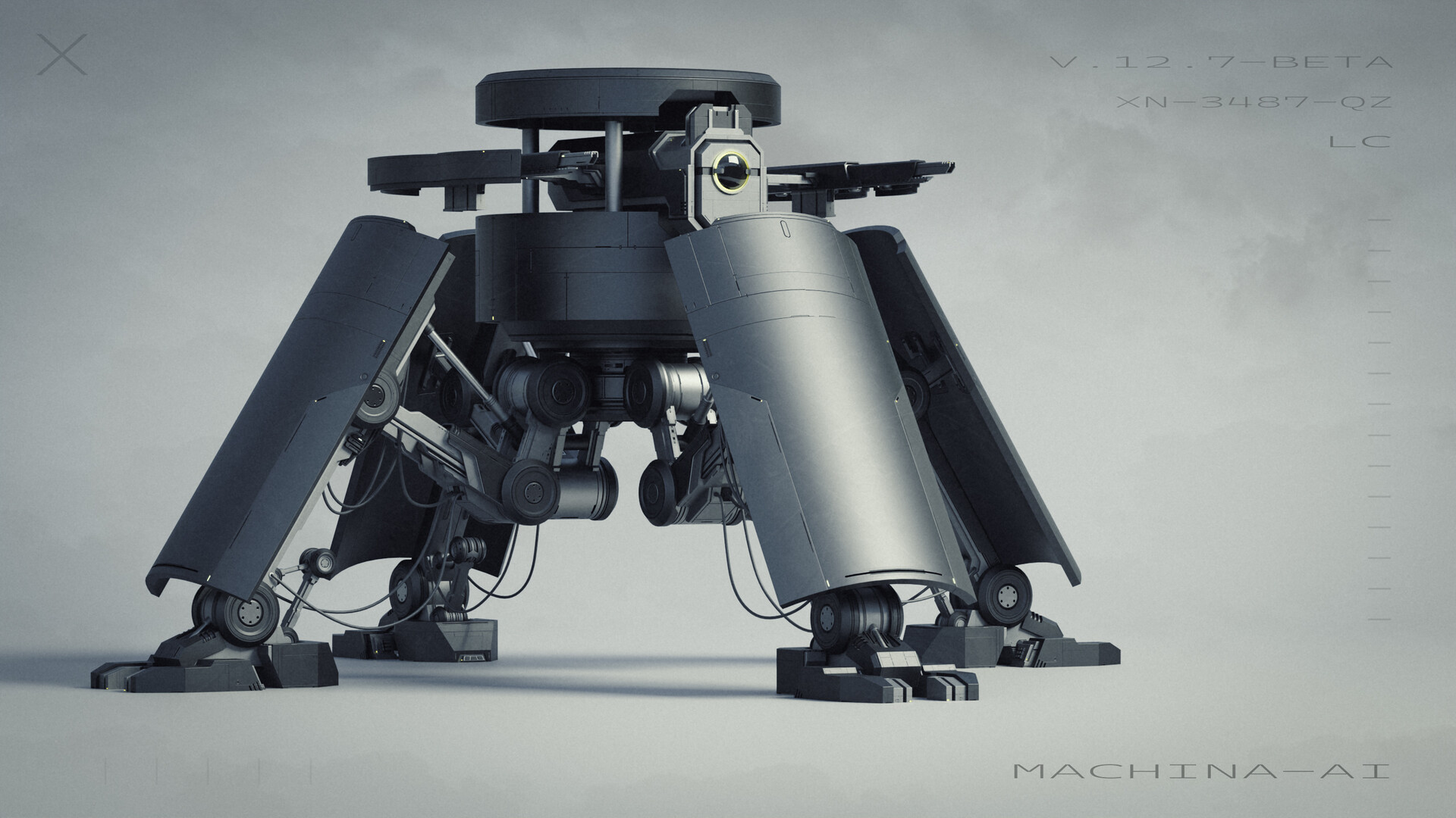 ArtStation - SciFi Robot - Concept Design