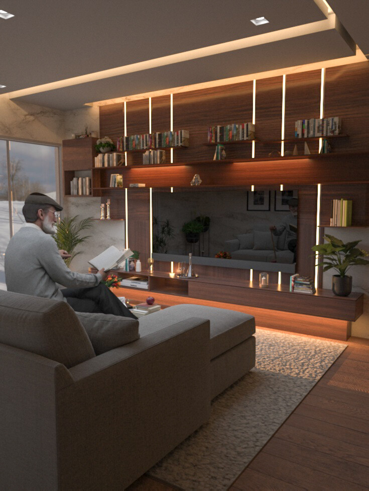 ArtStation - 3d interior design