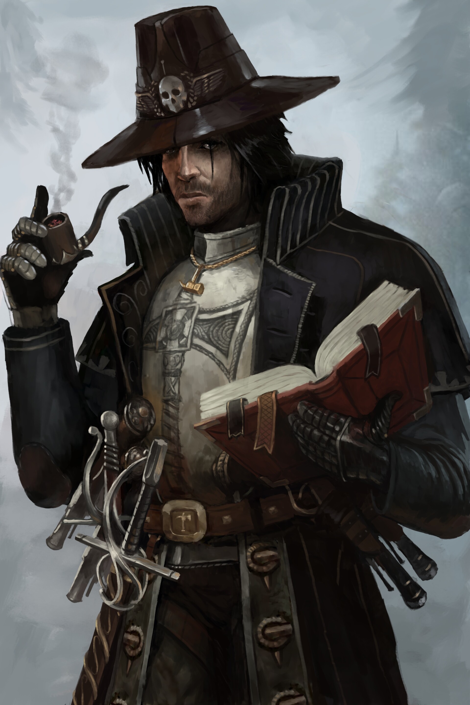 ArtStation - Warhammer Fantasy Inquisitor Charaacter Design