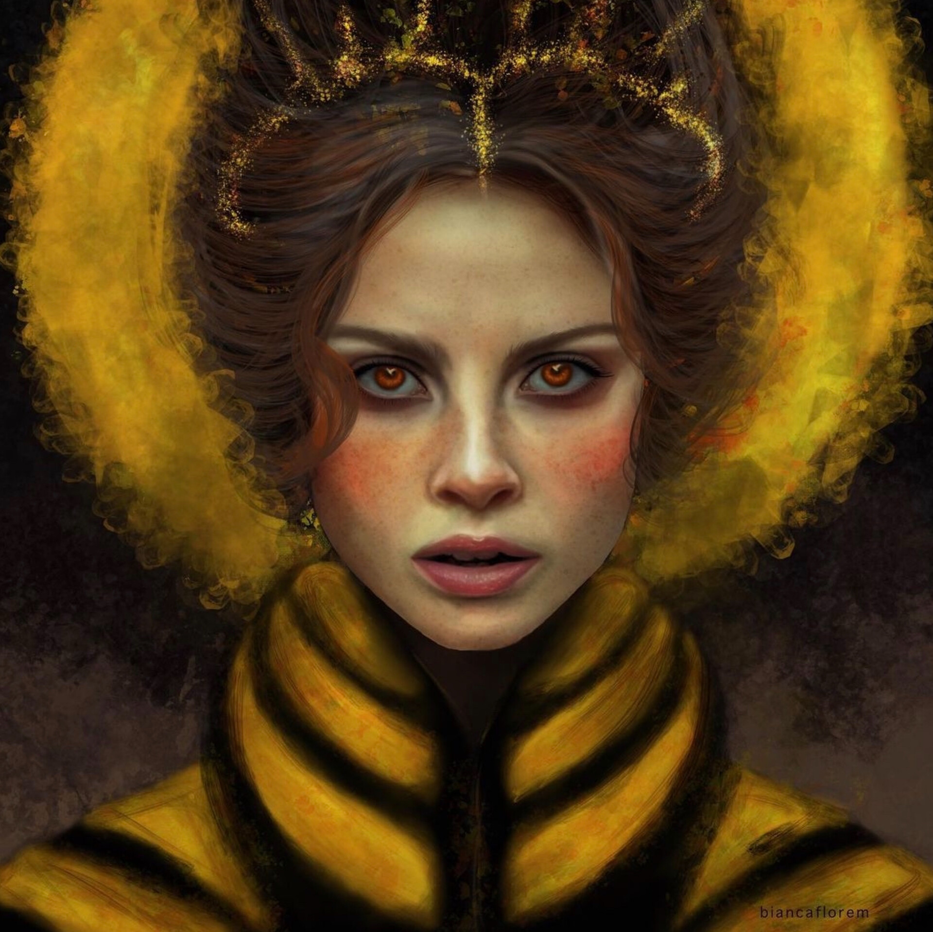 ArtStation - The Honey Bee Queen